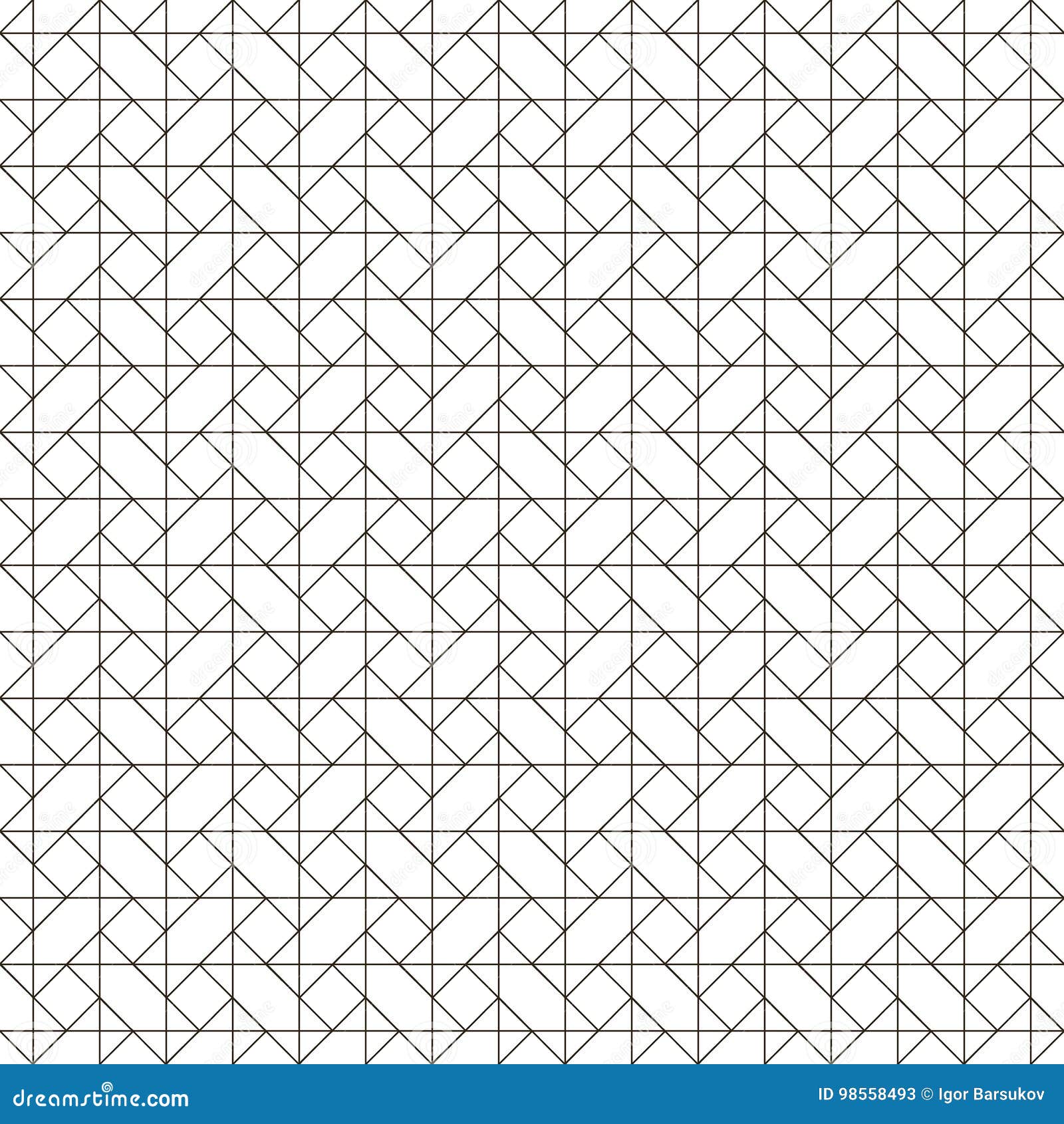 Vector seamless pattern stock vector. Illustration of lattice - 98558493