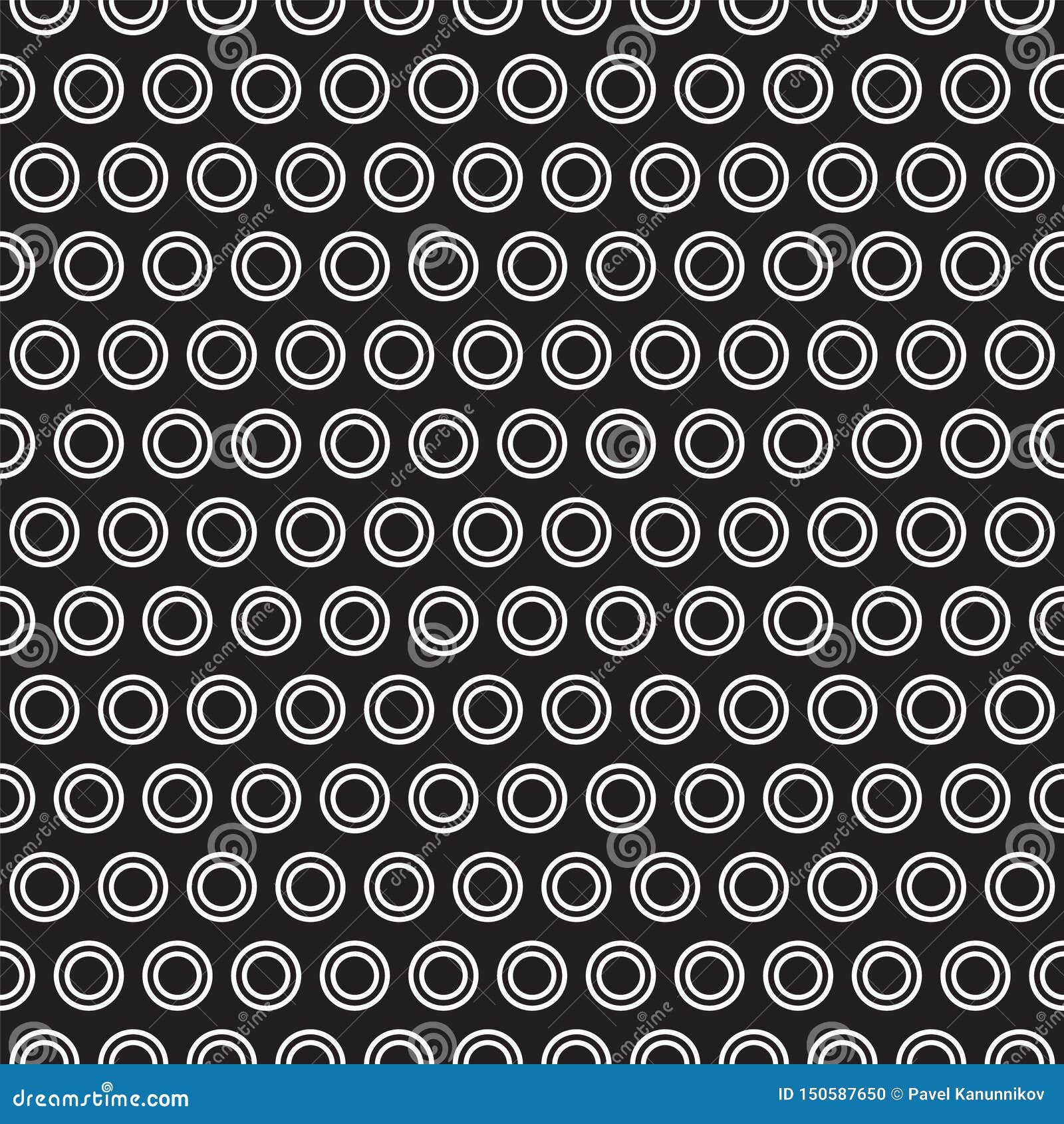 Vector Seamless Pattern Modern Stylish Texture With Monochrome Trellis