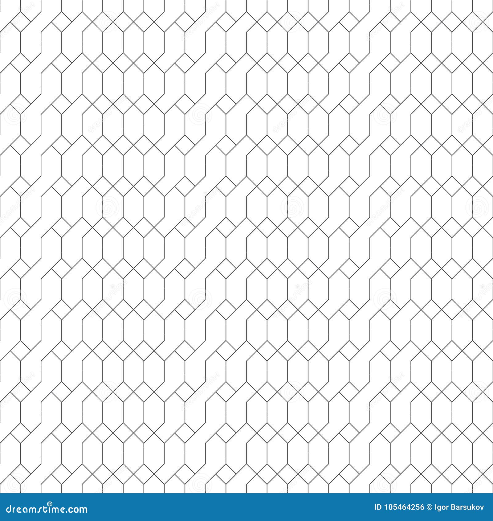 Vector seamless pattern stock vector. Illustration of infinite - 105464256