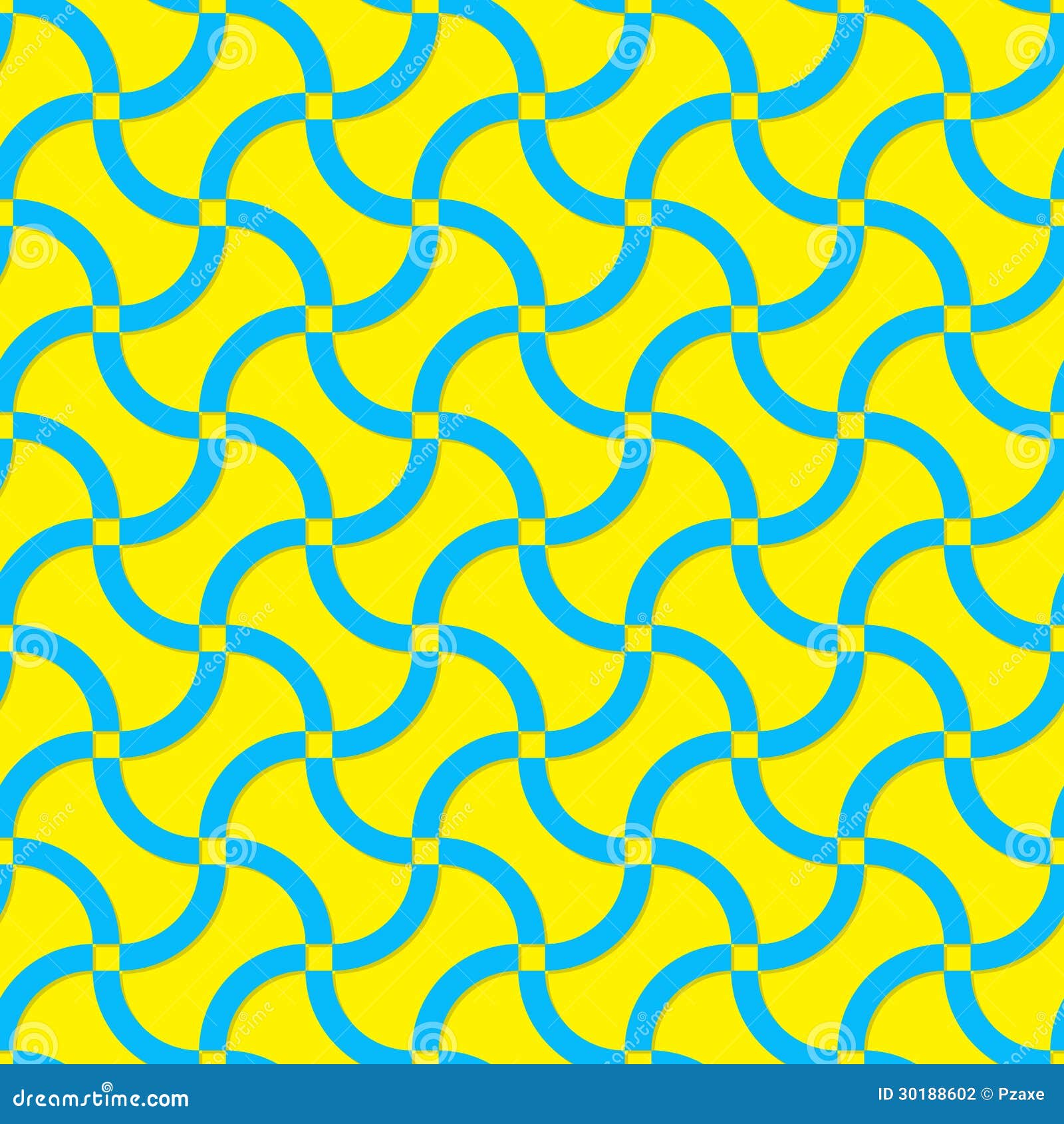 Vector Modern Seamless Yellow and Blue Geometric P Stock Vector ...