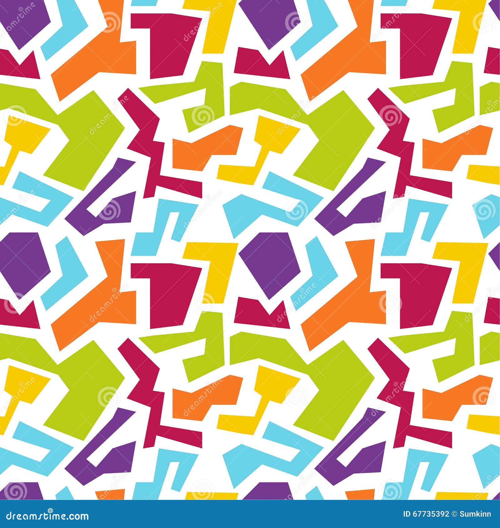 Vector seamless pattern. stock vector. Illustration of backdrop - 67735392