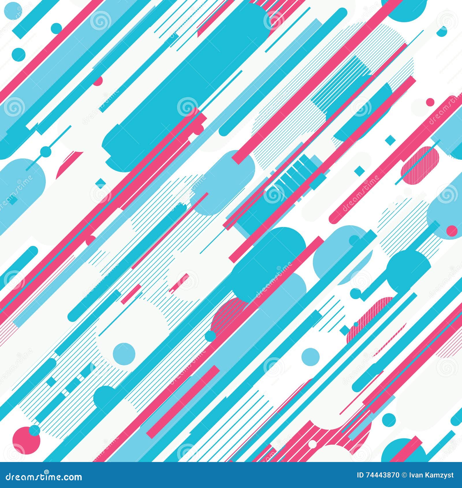 Vector Seamless Pattern stock vector. Illustration of parallel - 74443870