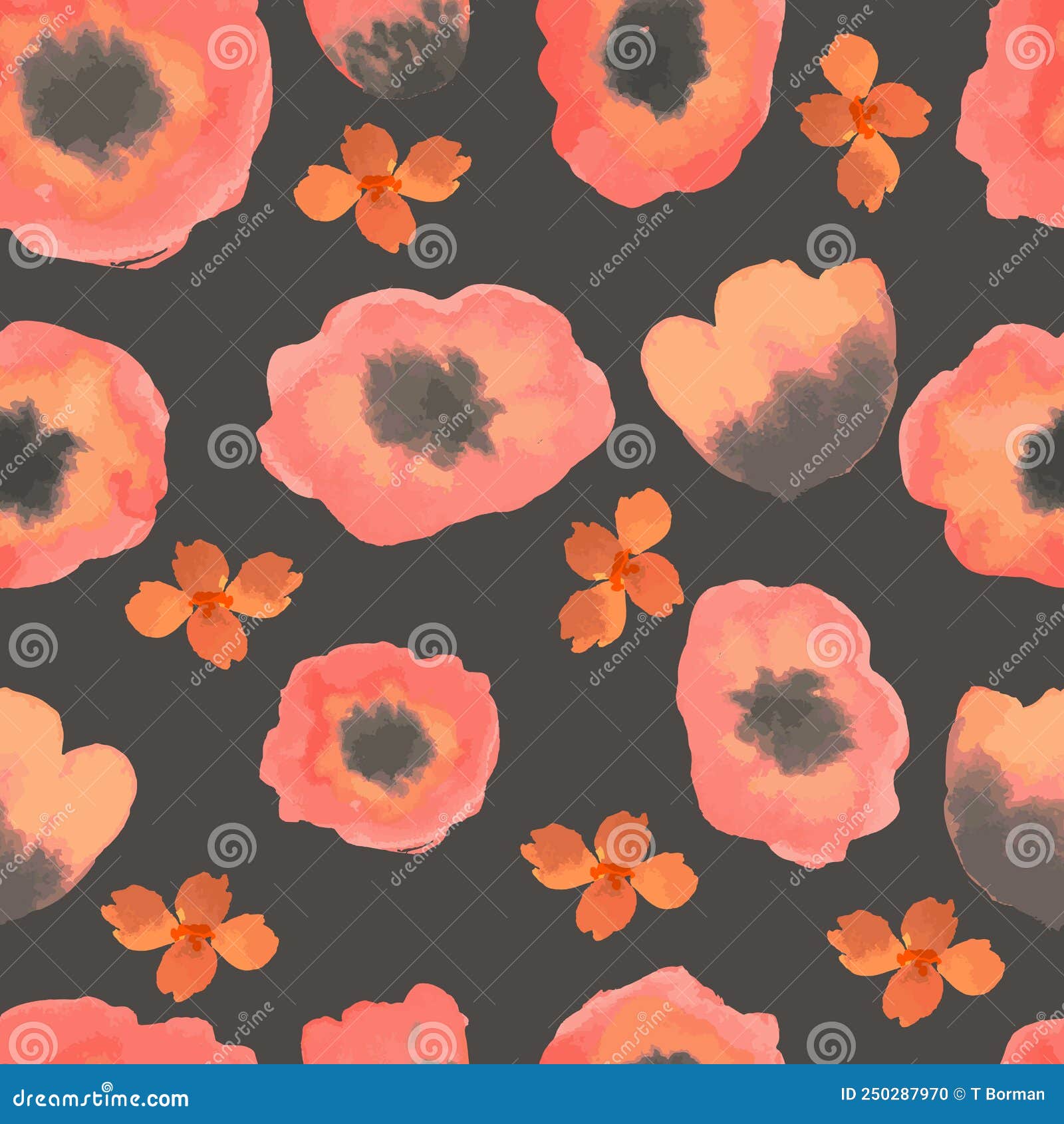 Red Poppies On Red Background. Remembrance Day, Armistice Day, Anzac ...