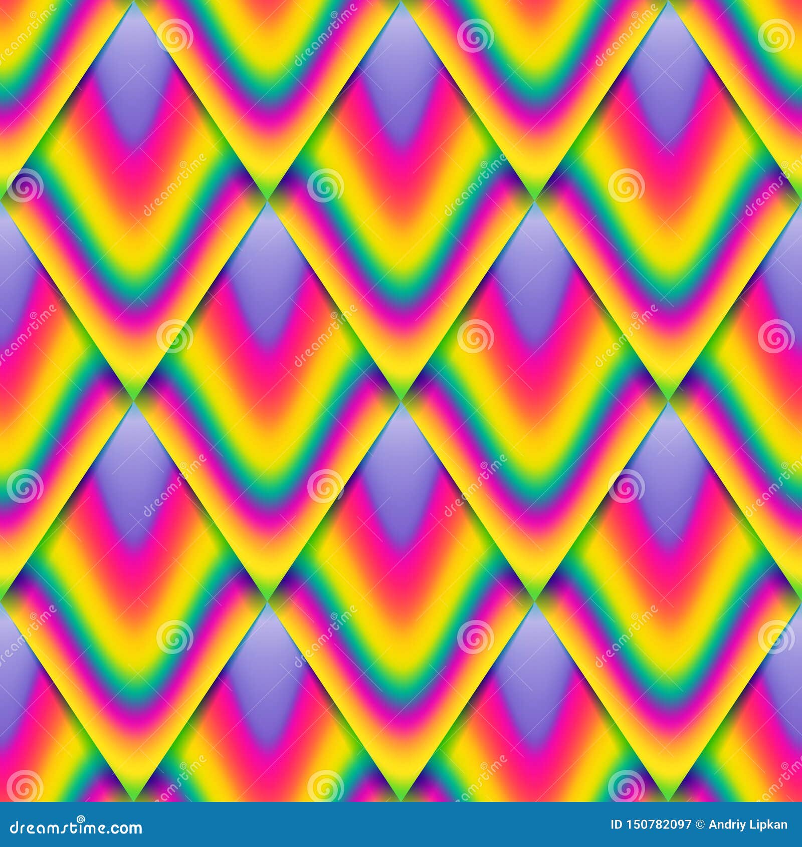Vector Seamless Pattern, Rainbow Scale, Colorful Endless Background ... Vector Seamless Pattern, Rainbow Scale, Colorful Endless Background ...