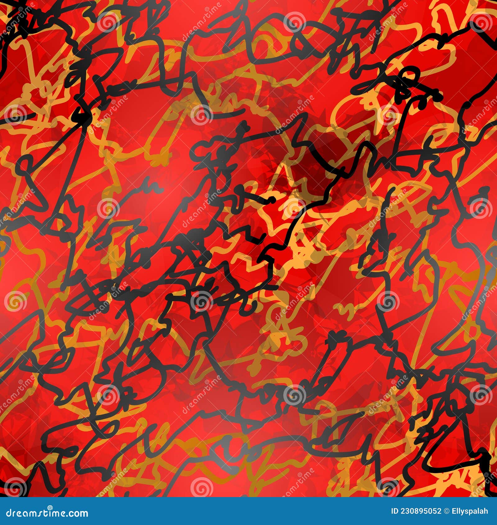 Vector Seamless Abstract Pattern. Smoky Red Texture Stock Vector ...