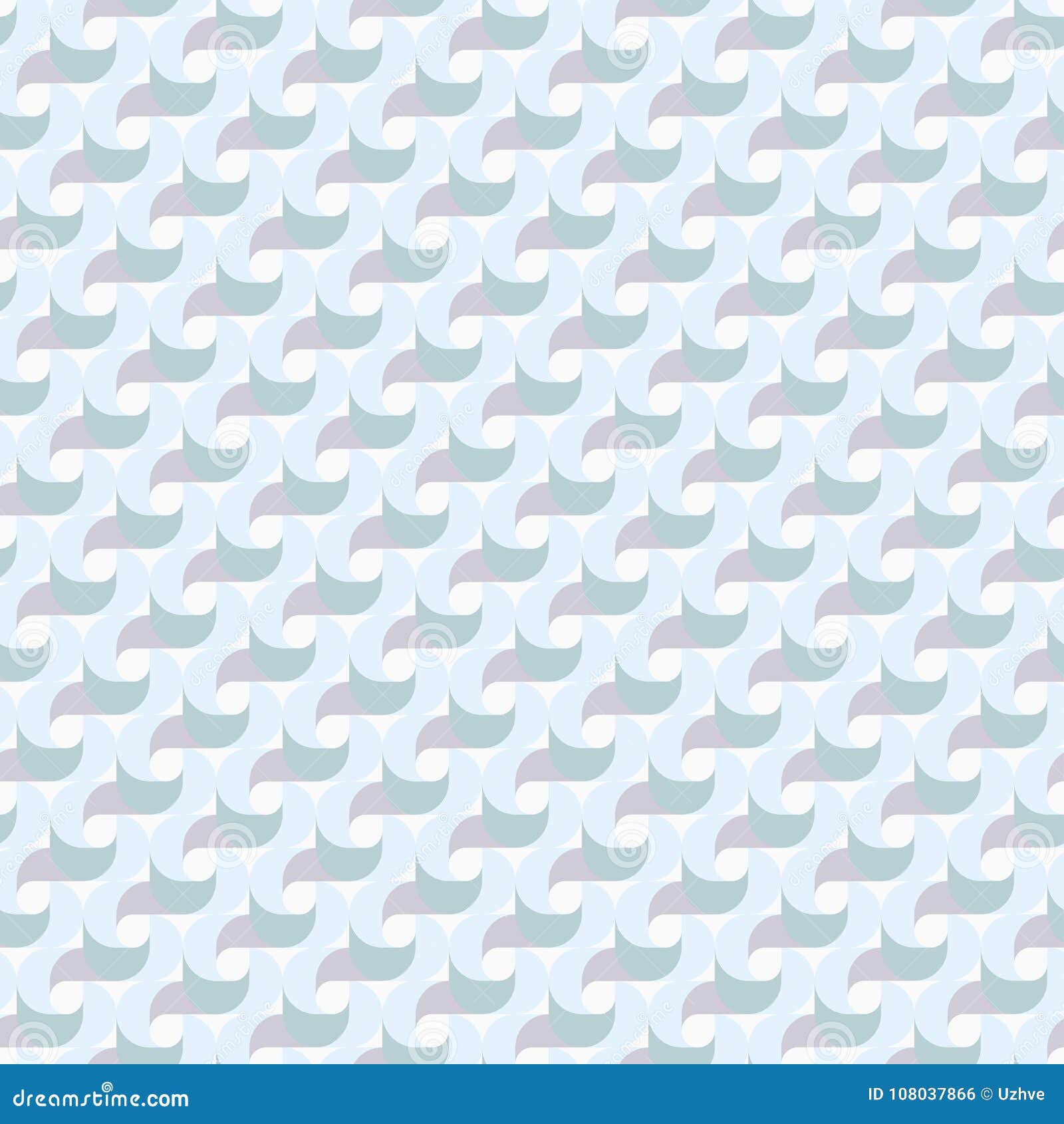 Vector Seamless Pattern of Regular Radial Waves Swirl Geometric Shapes ...