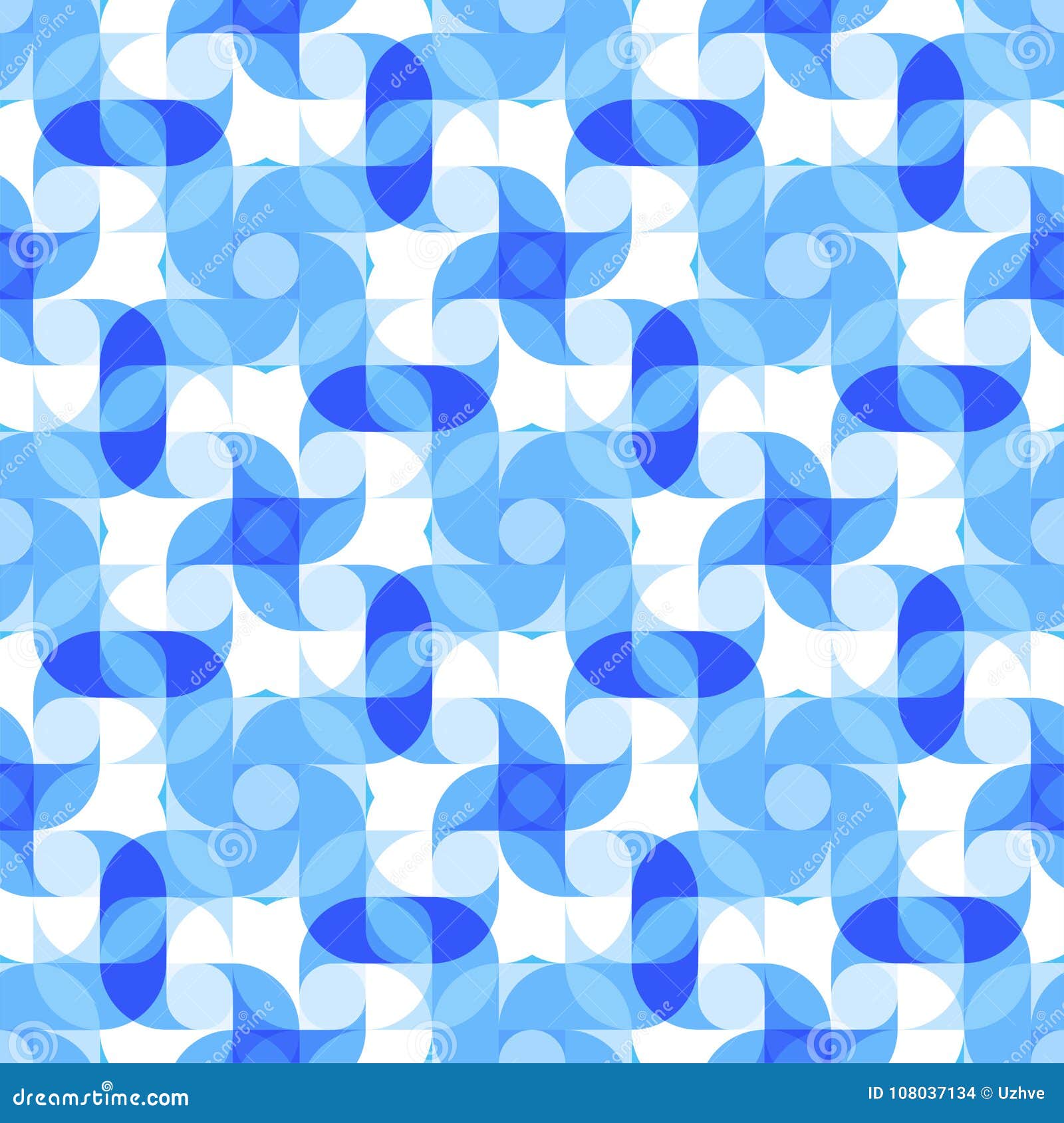 Vector Seamless Pattern of Regular Radial Waves Swirl Geometric Shapes ...