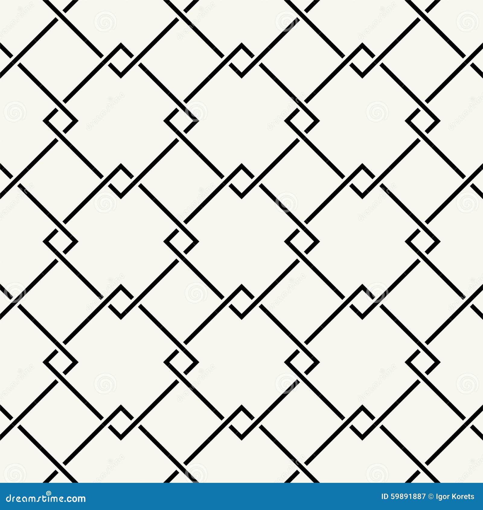 Vector Seamless Pattern. Repeating Intertwining Cordage, Ropes. Stock ...