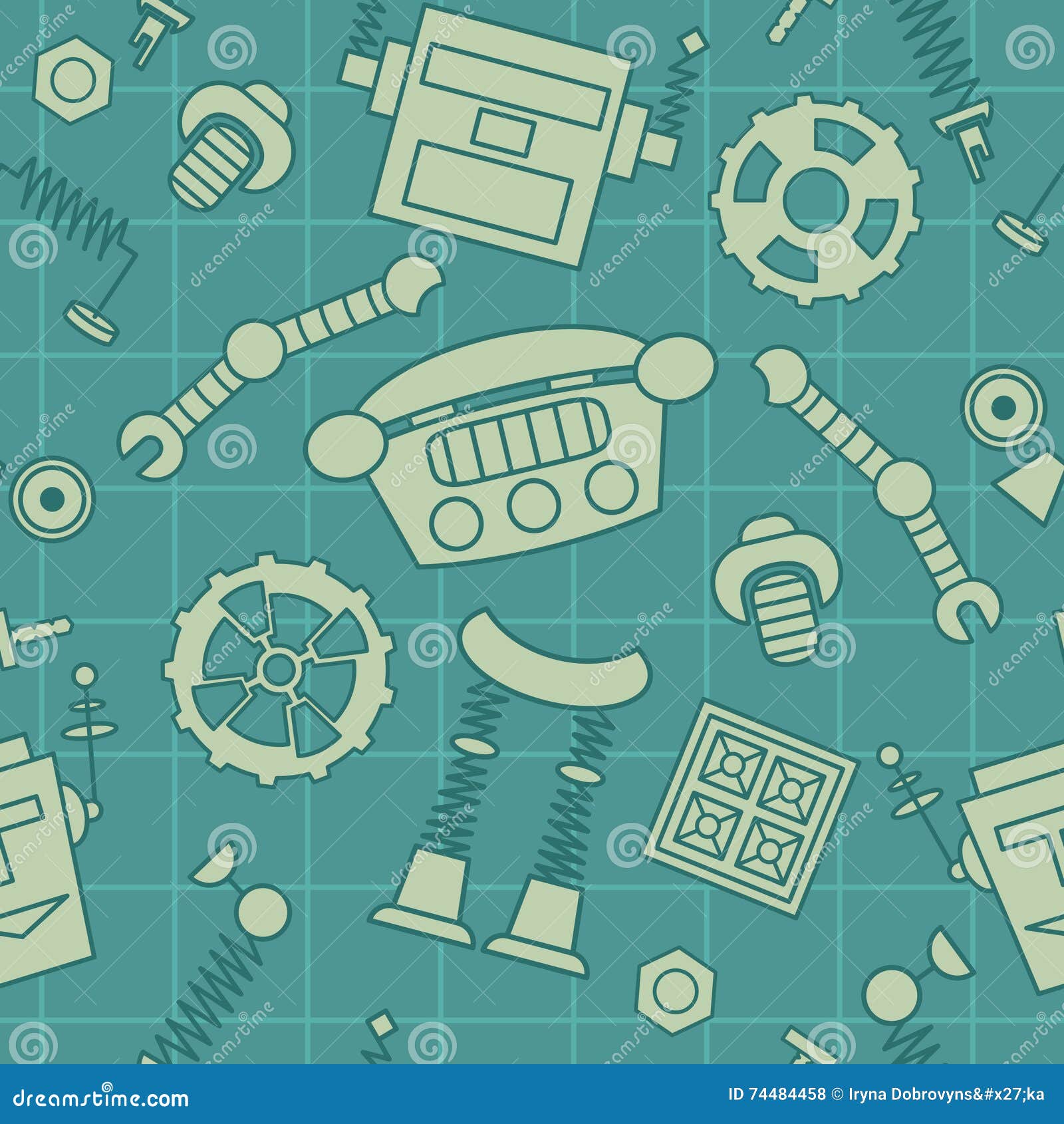 Robot Parts Cut Out And Assemble Template For Children Vector ...