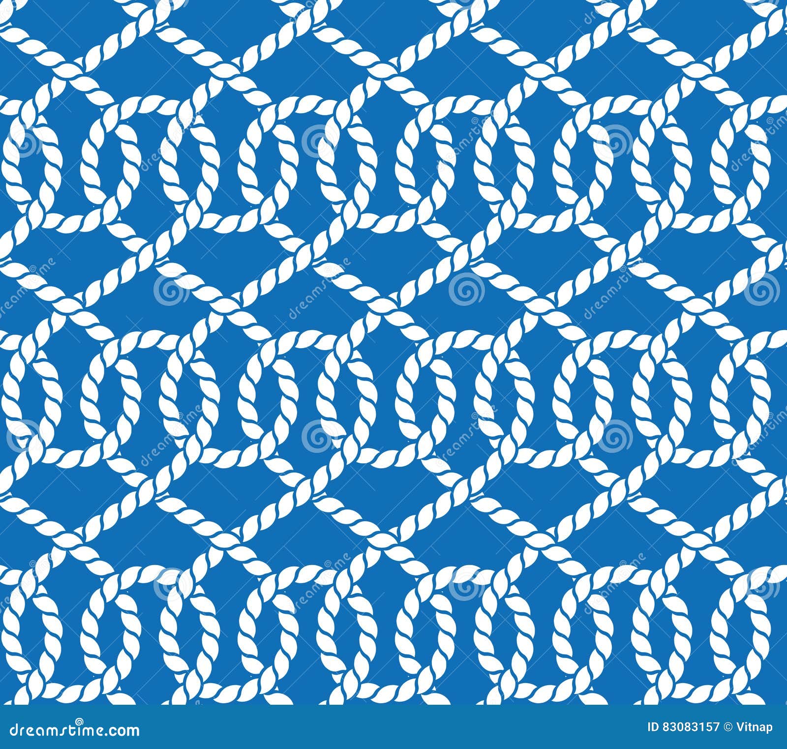 Vector Seamless Pattern of Ropes Stock Vector - Illustration of striped ...