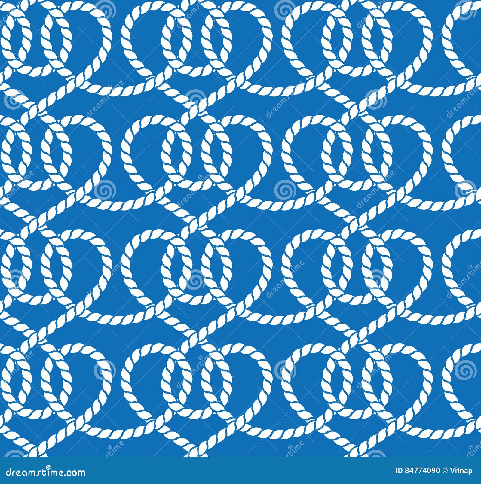 Vector Seamless Pattern of Ropes Stock Vector - Illustration of ...