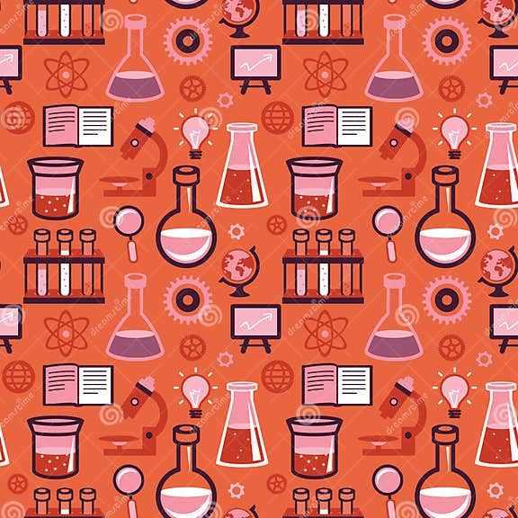 Vector Seamless Pattern - Science and Education Stock Vector ...
