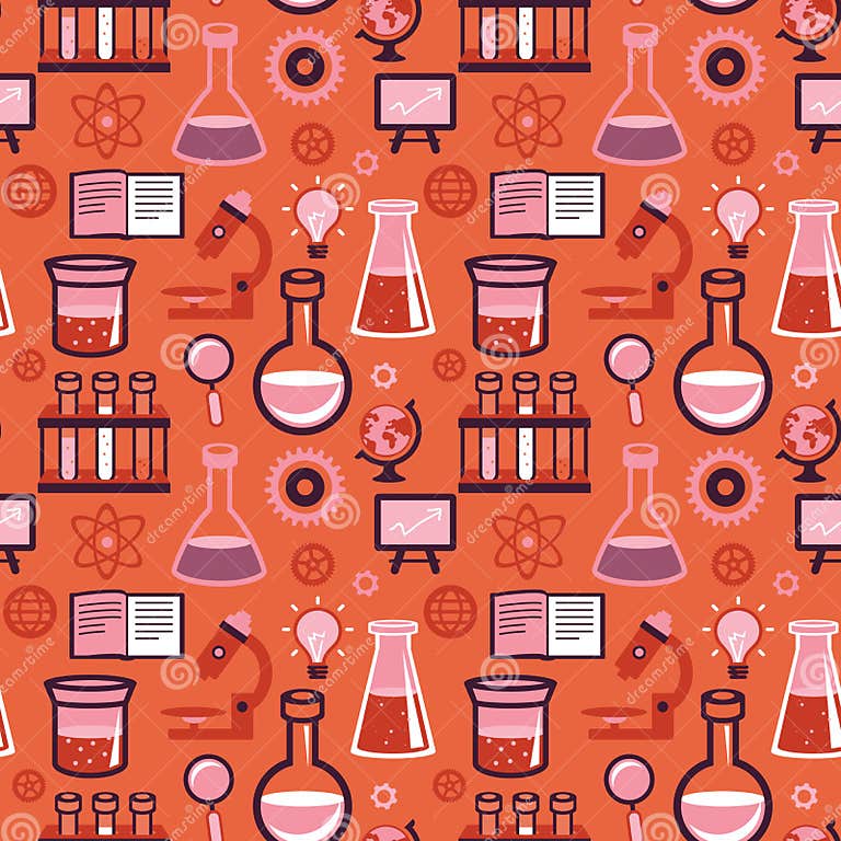 Vector Seamless Pattern - Science and Education Stock Vector ...