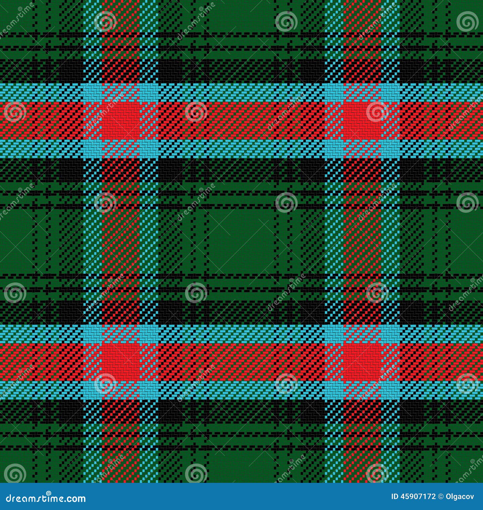 Vector Seamless Pattern Scottish Tartan Georgia Stock Vector ...