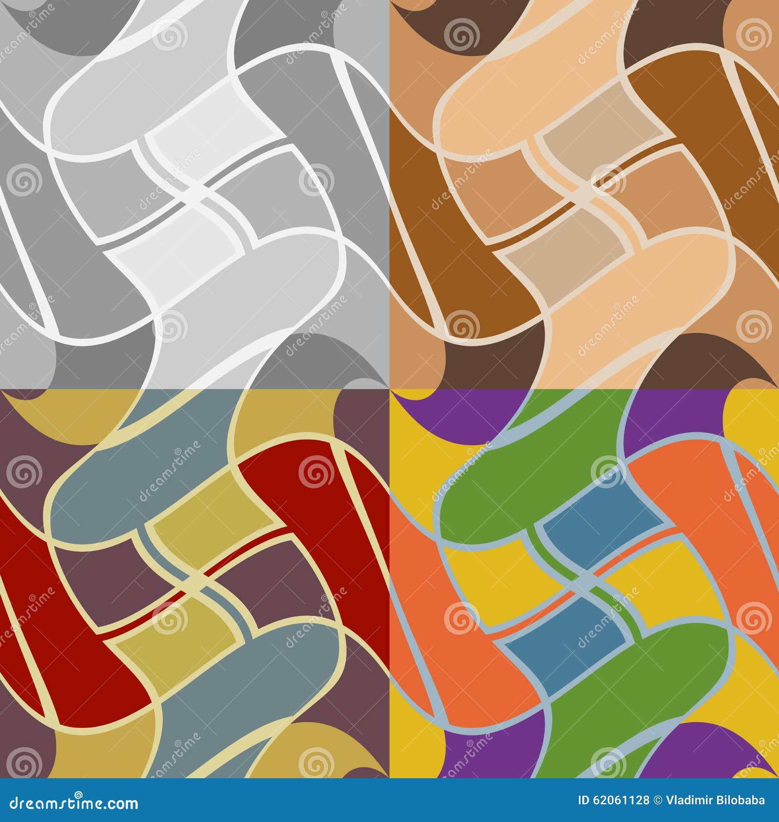 Vector seamless pattern stock vector. Illustration of modern - 62061128