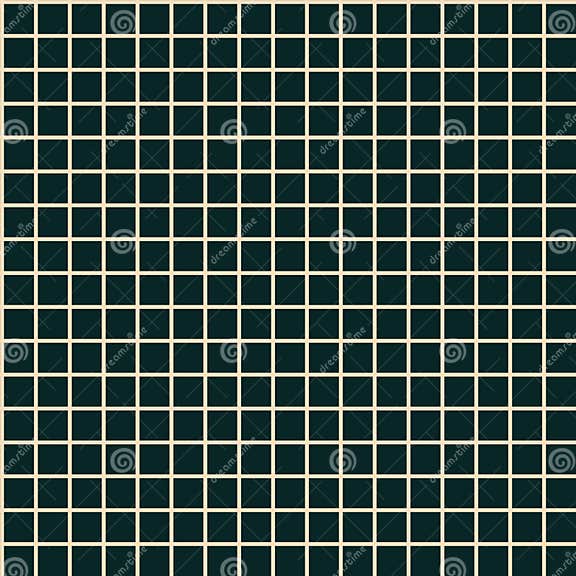 Vector Seamless Pattern in a Simple Checkered Pattern on Green Stock ...