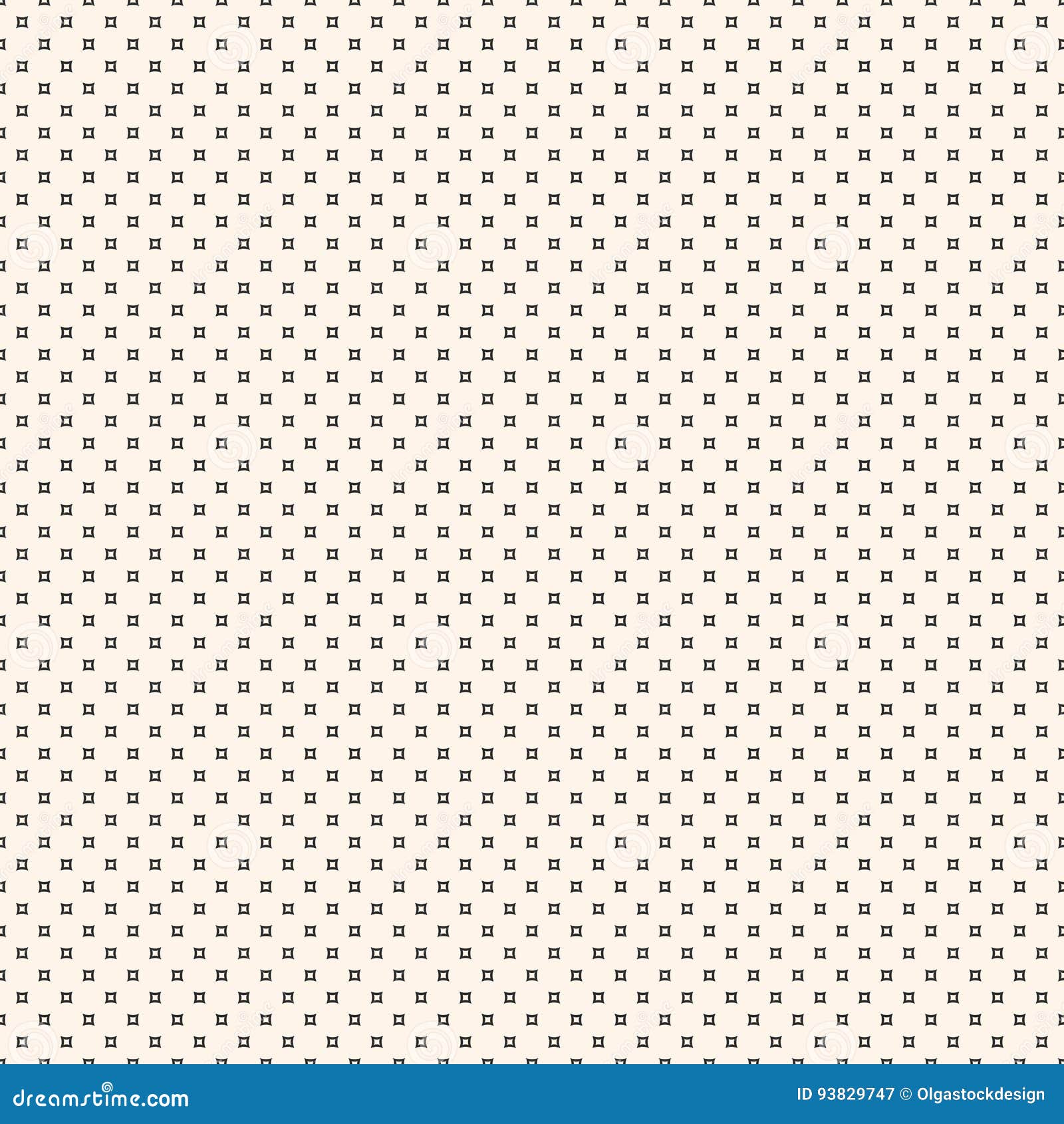 Vector Seamless Pattern. Simple Minimalist Texture, Perforated Stock ...