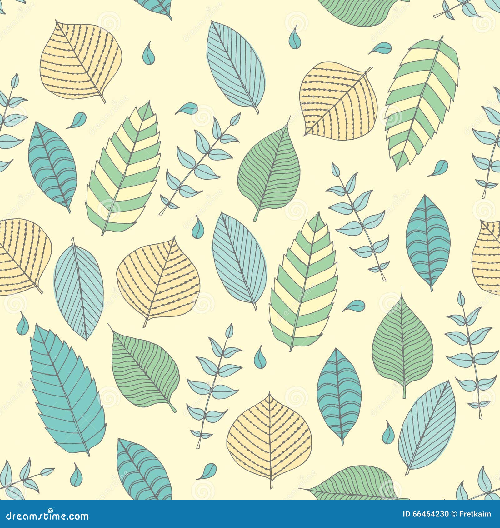 A Set Of Doodle Leaves Of Various Shapes And Sizes, An Outline Leaf ...