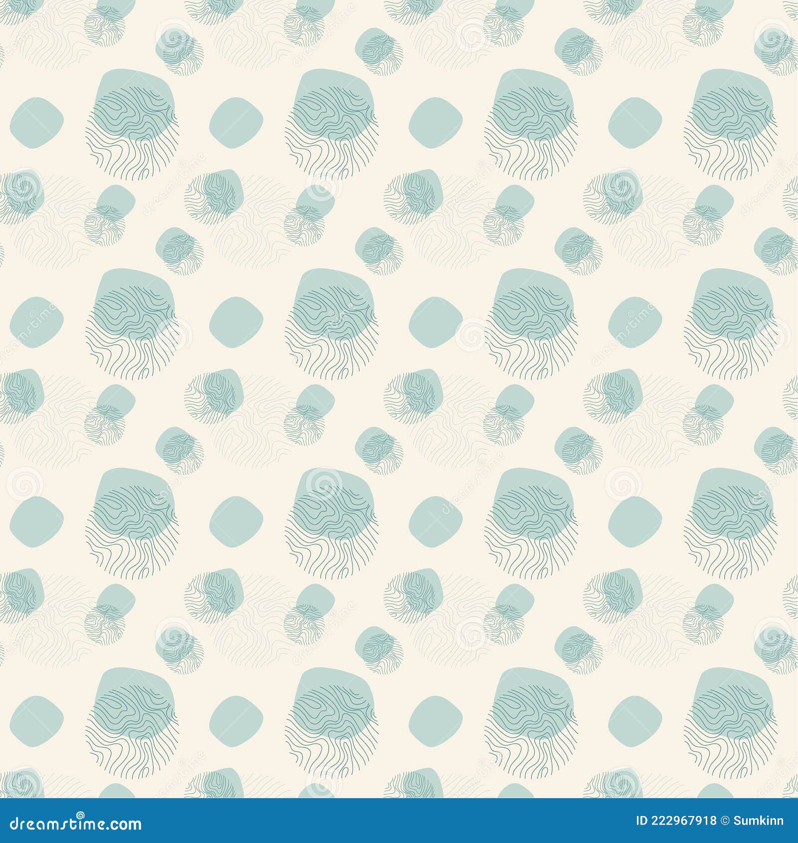 Vector seamless pattern. stock vector. Illustration of doodle - 222967918