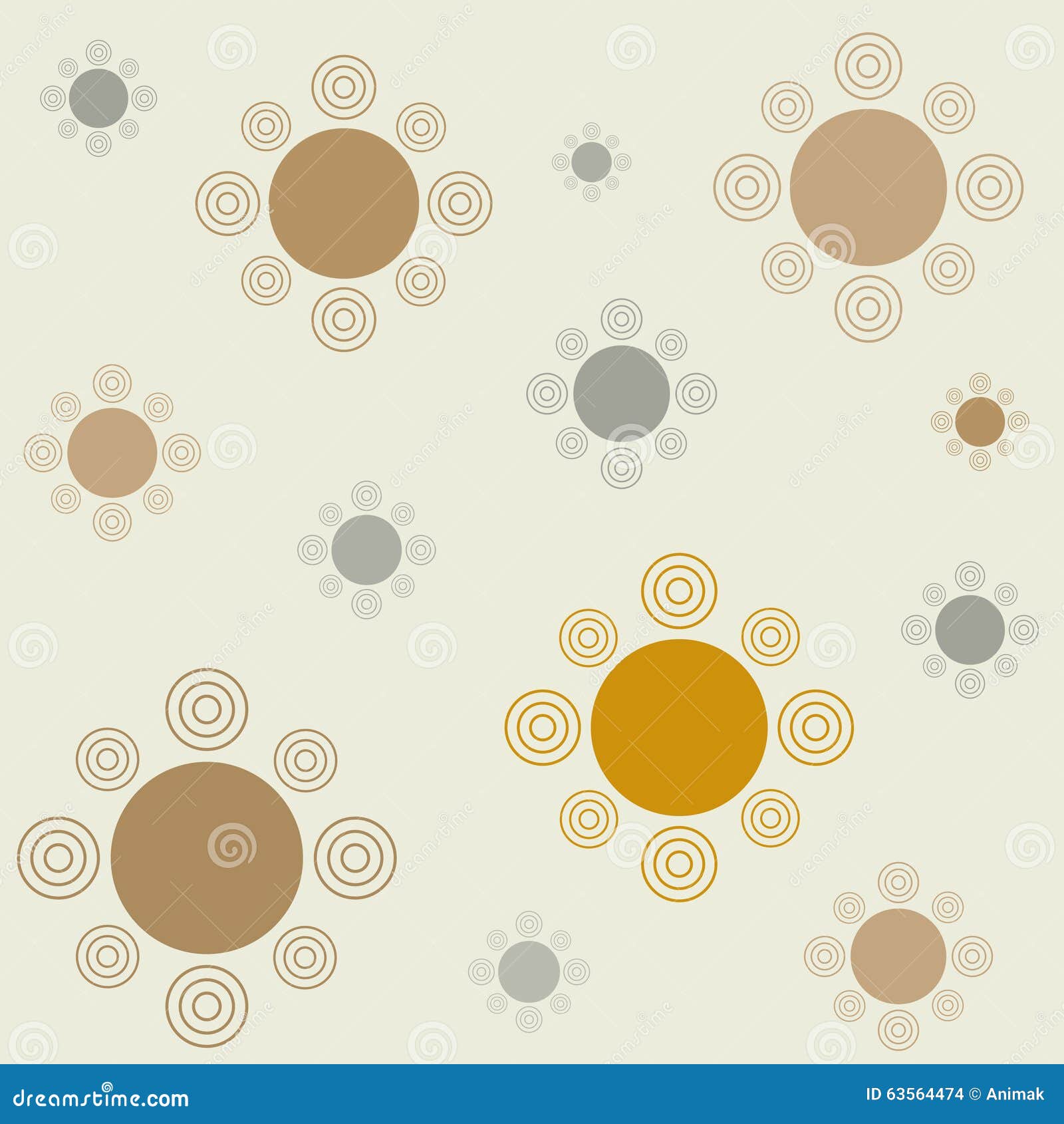 Vector Seamless Pattern. Sun Stylish Texture Stock Vector ...
