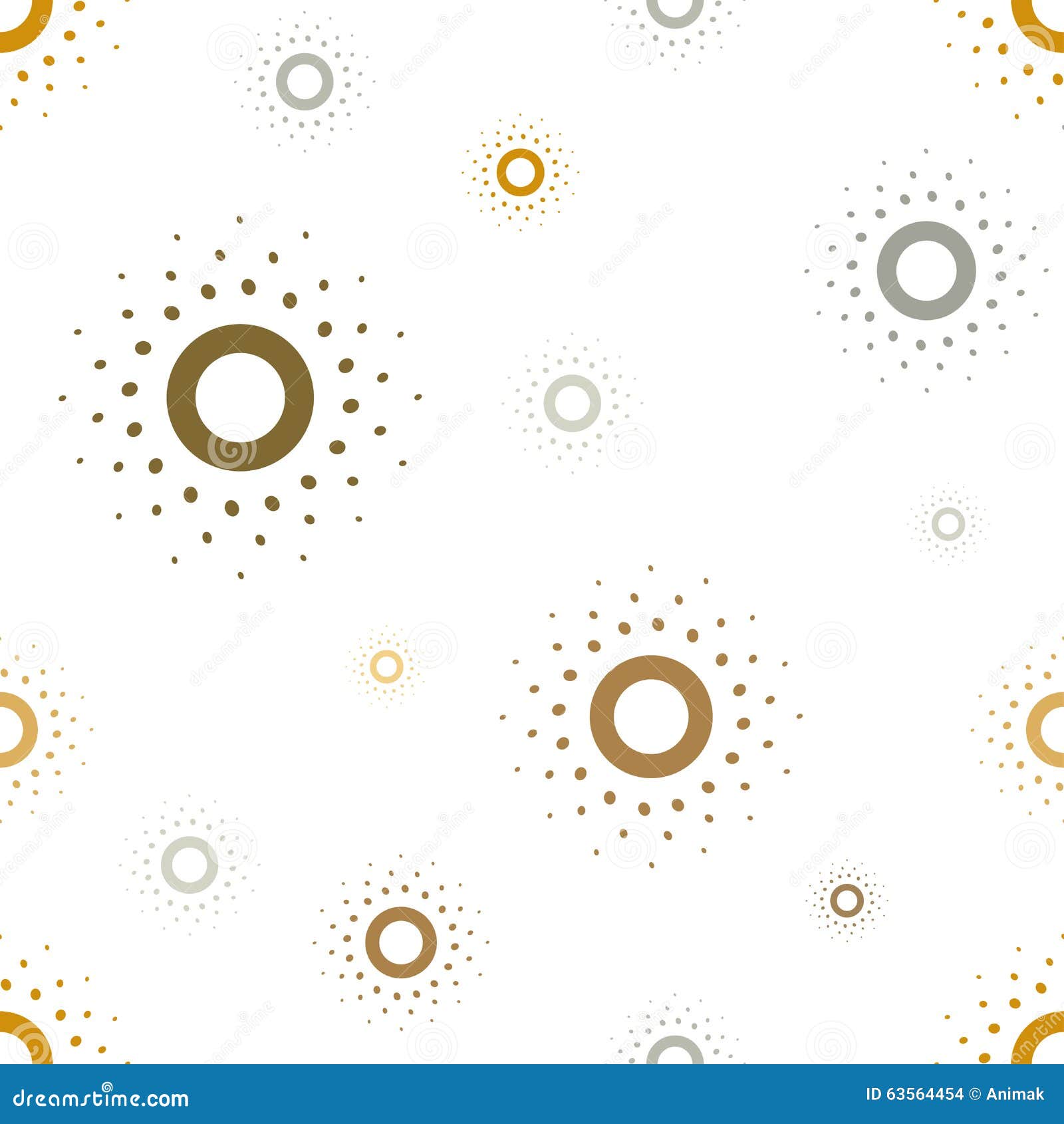 Vector Seamless Pattern. Sun Stylish Texture Stock Vector ...