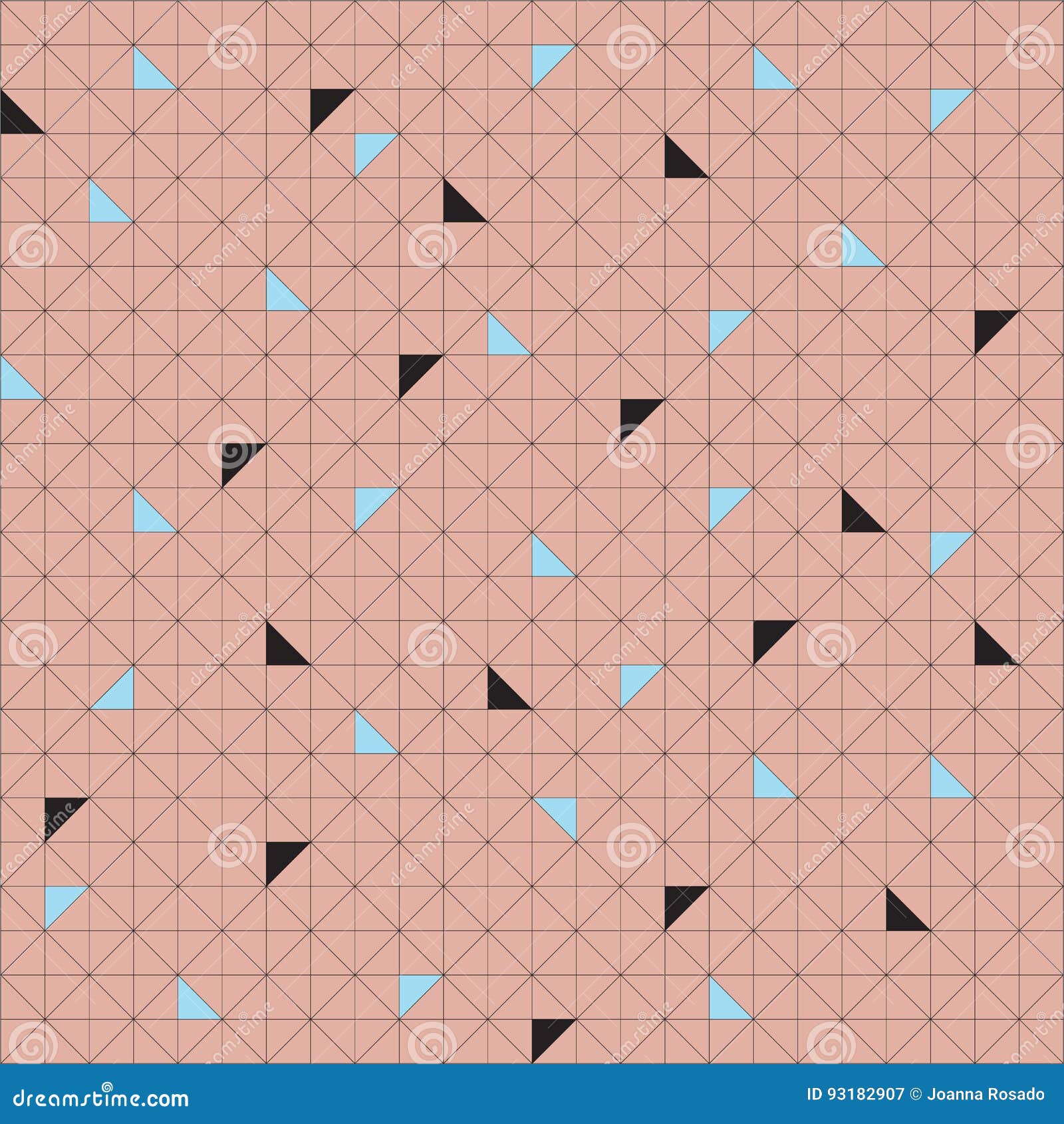 Vector Seamless Pattern Swatch. Geometric Triangles. Green Trendy ...