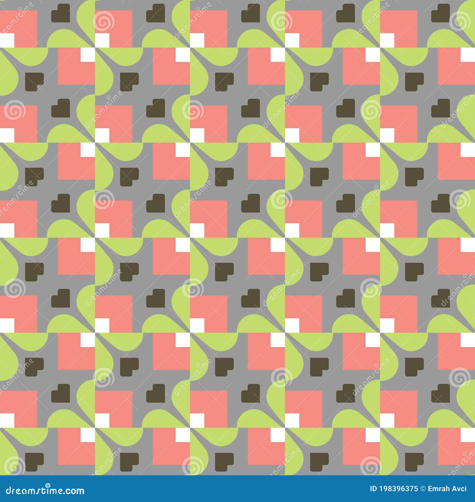 Vector Seamless Pattern Texture Background with Geometric Shapes ...