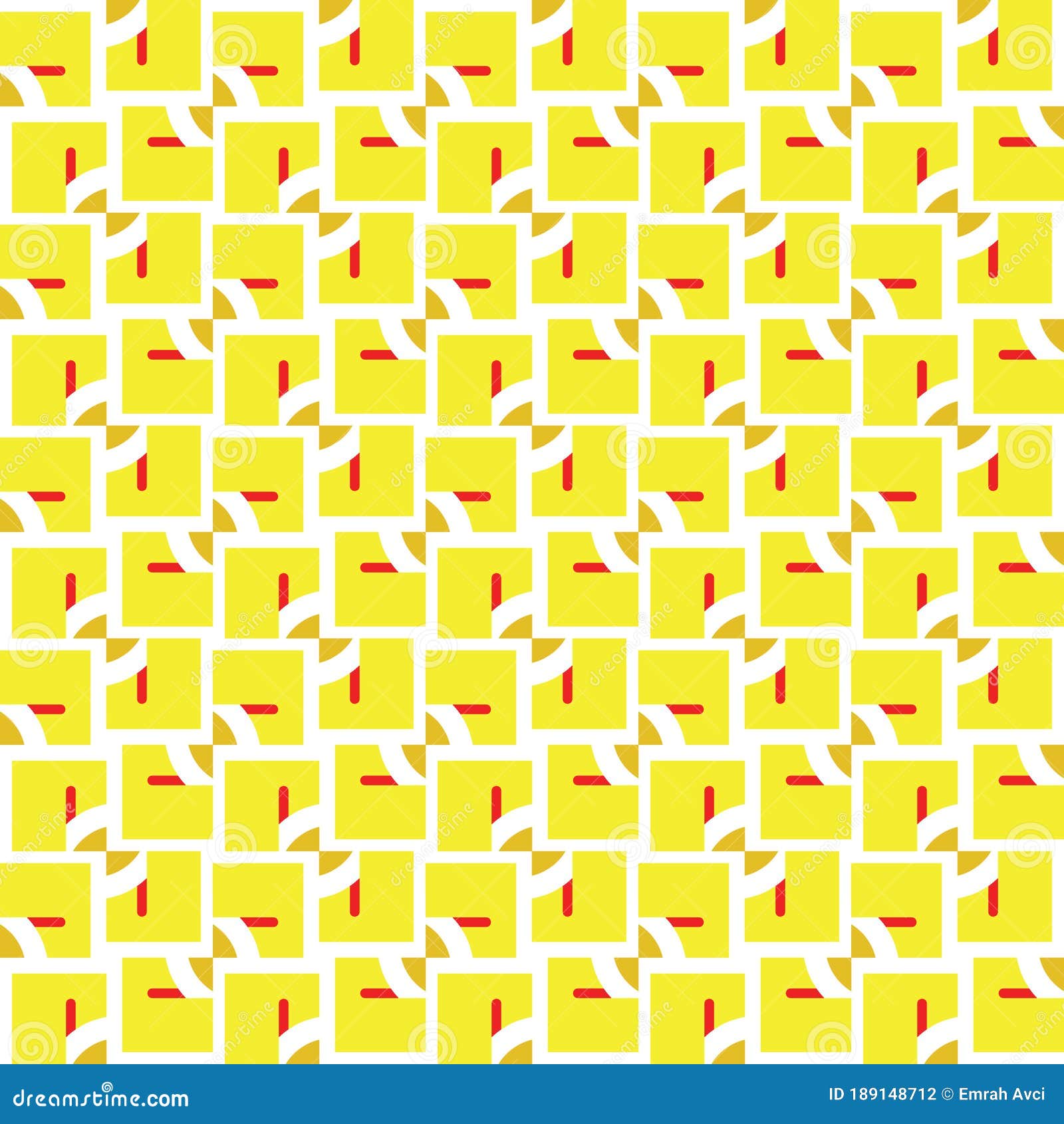Vector Seamless Pattern Texture Background with Geometric Shapes ...