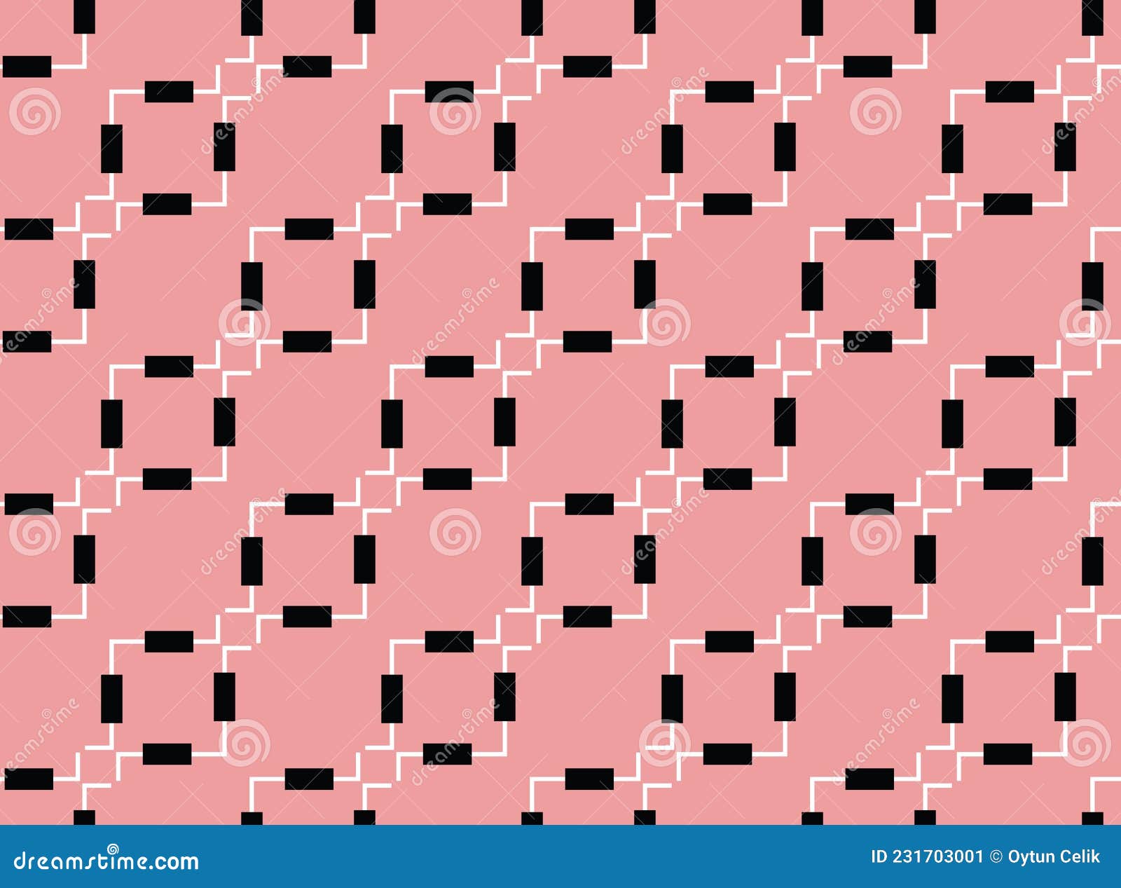 Vector Seamless Pattern, Texture Background, Three Colors Stock Vector ...