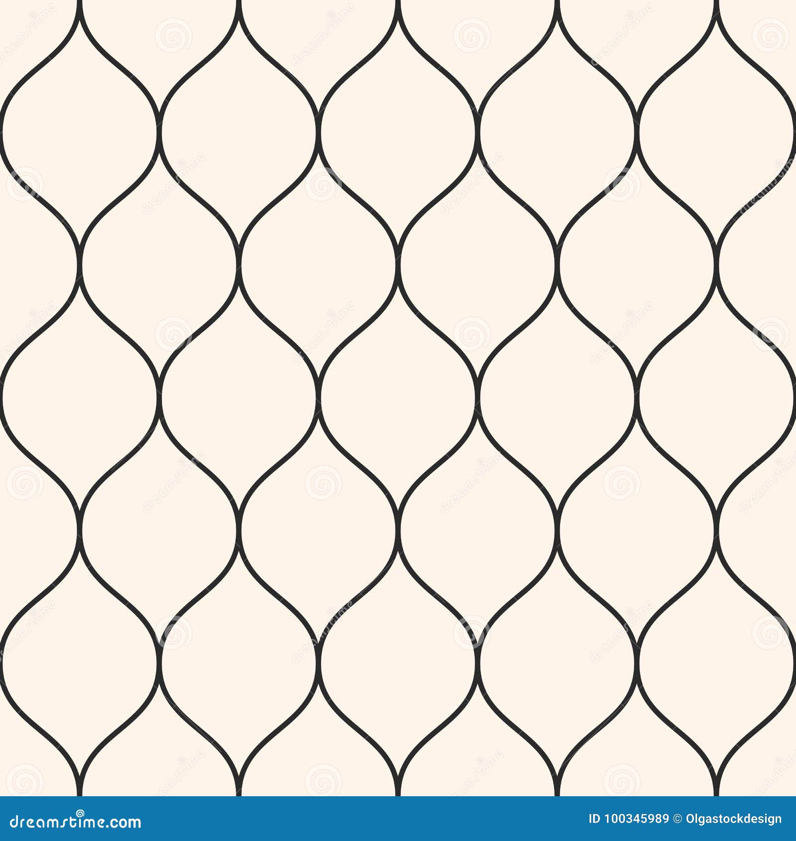 Vector Seamless Pattern Thin Wavy Lines Vertical Mesh Texture