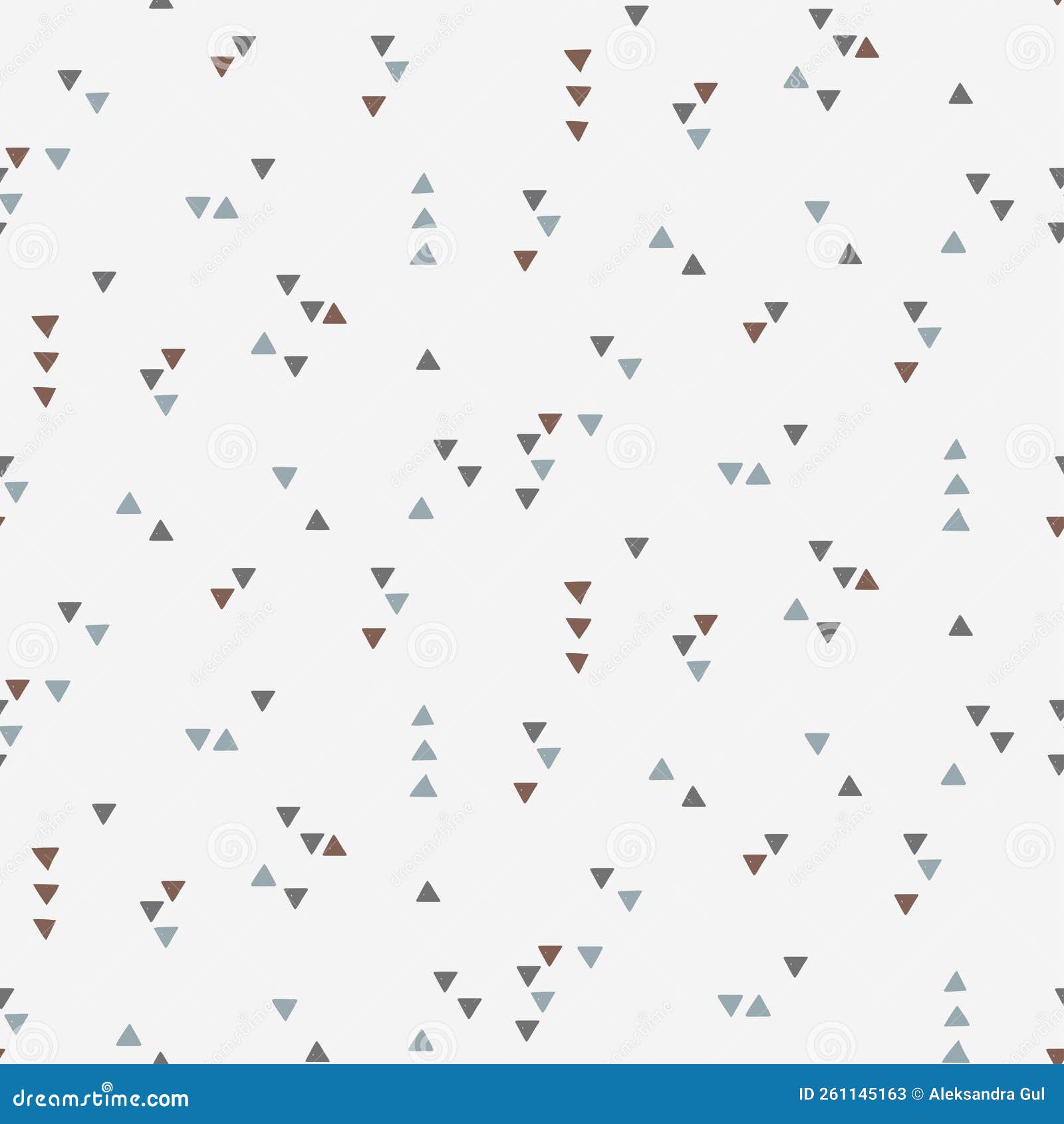 Vector Seamless Pattern with Triangles. Can Be Used for Fabric ...