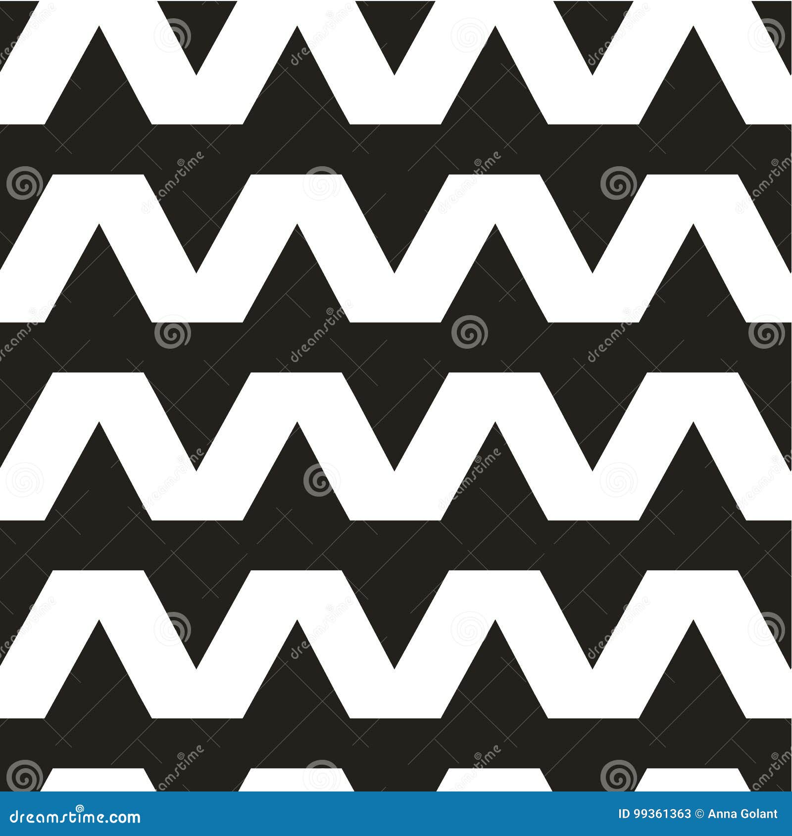 Vector Seamless Pattern with Triangles. Stock Vector - Illustration of ...