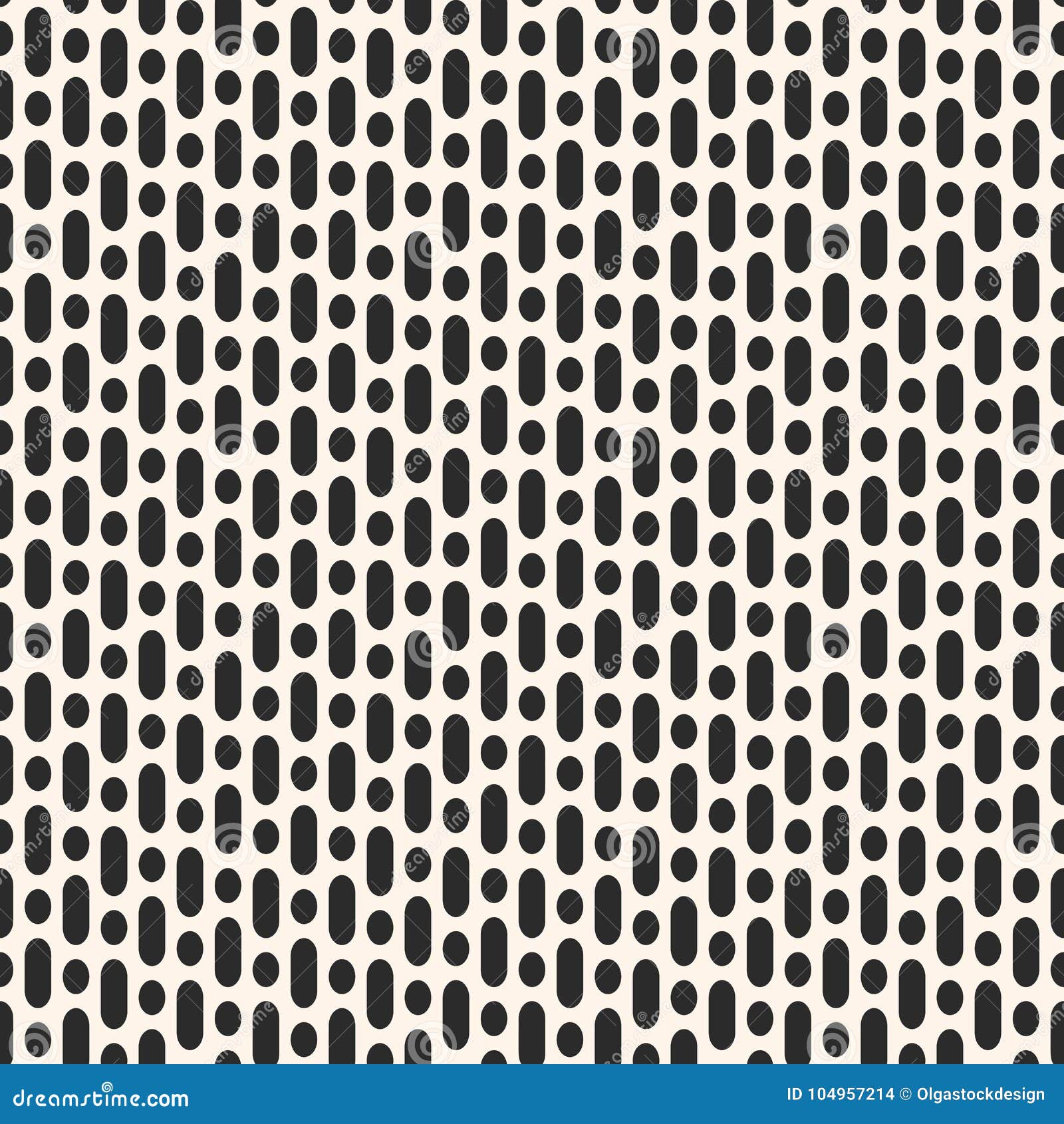 Vector Geometric Seamless Pattern with Vertical Rounded Lines. Stock ...