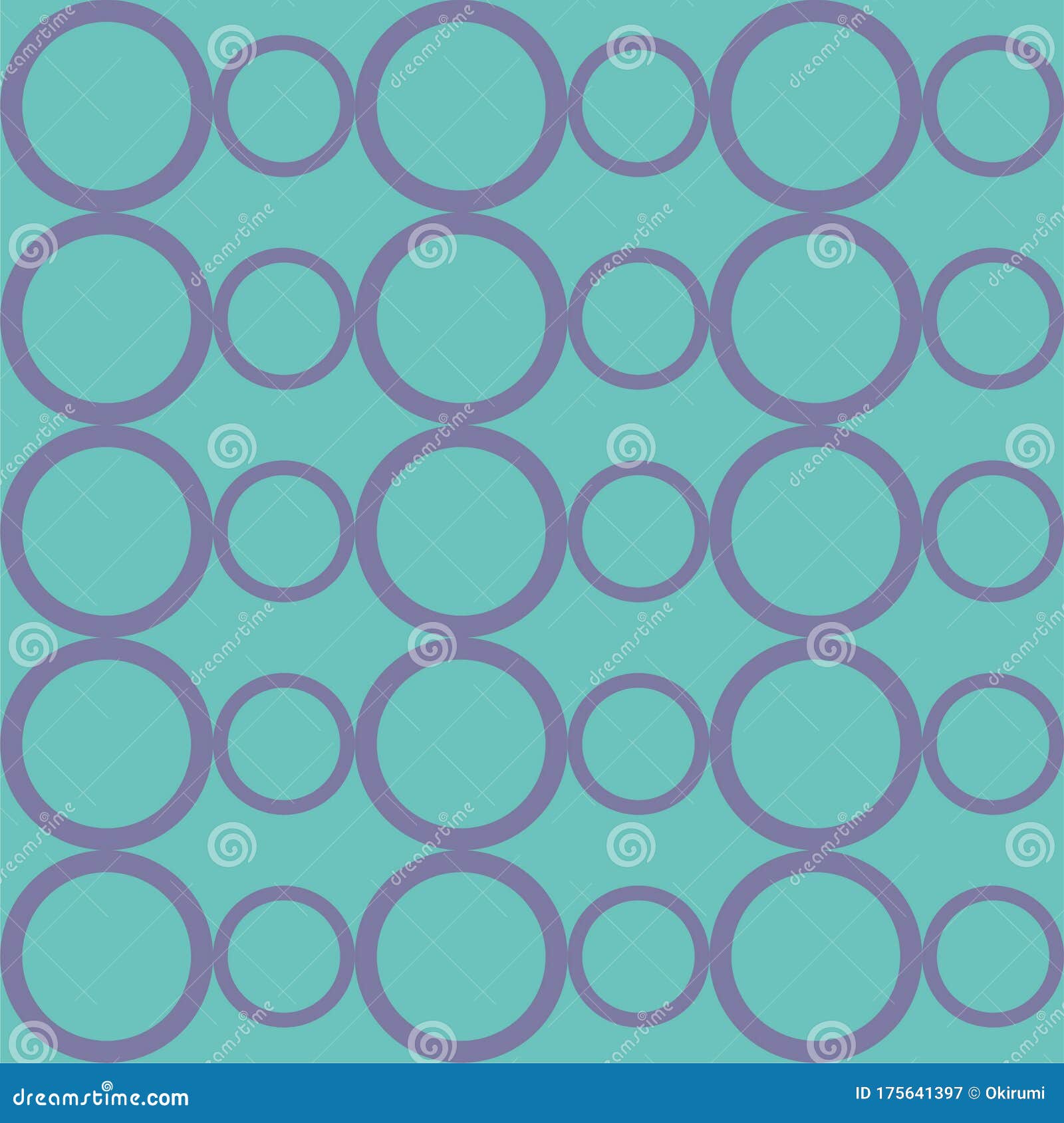 Vector Seamless Pattern with Violet Circles Stock Vector - Illustration ...