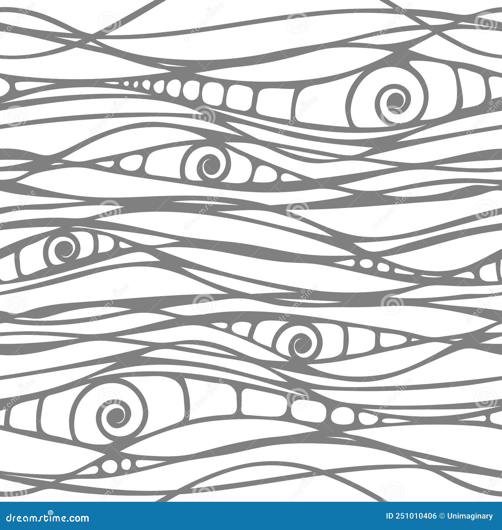 The Whirlpool Is Drawn In One Line. Vortex. Outline Drawing Royalty ...