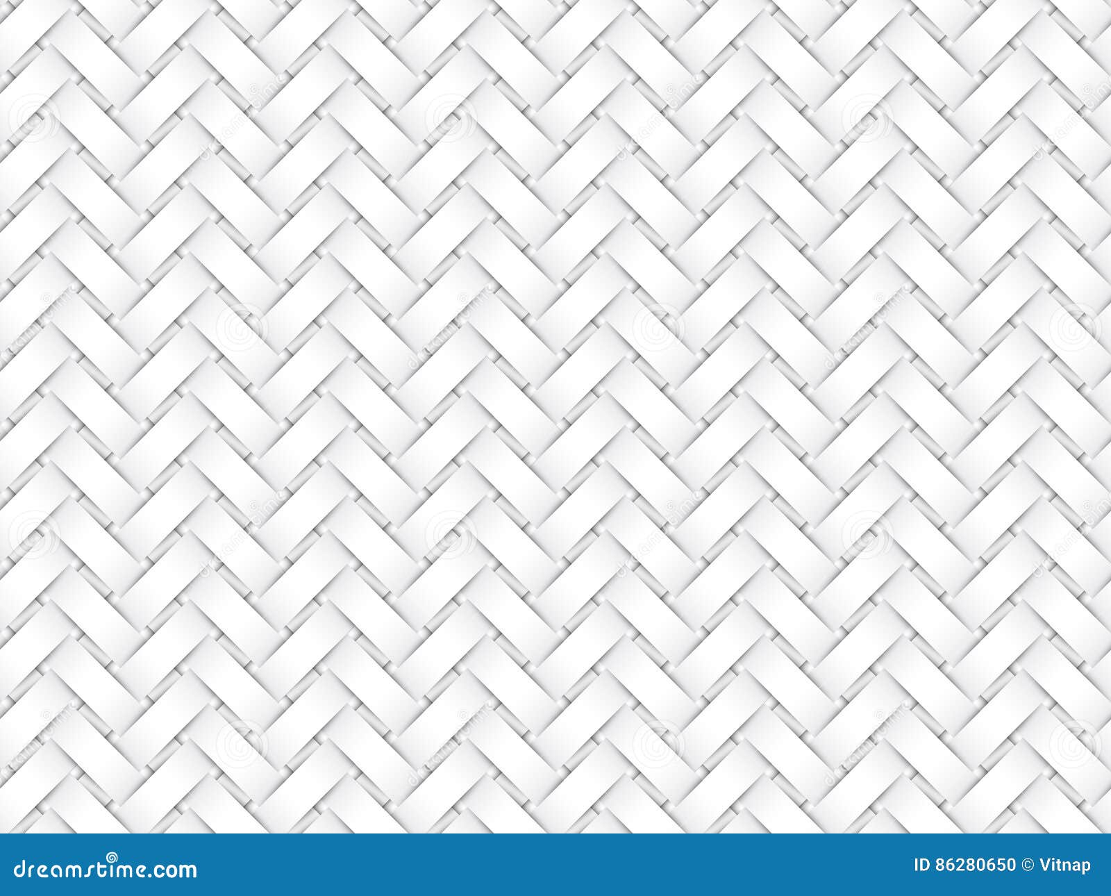 Vector Seamless Pattern of White Braided Paper Strips. Stock Vector ...