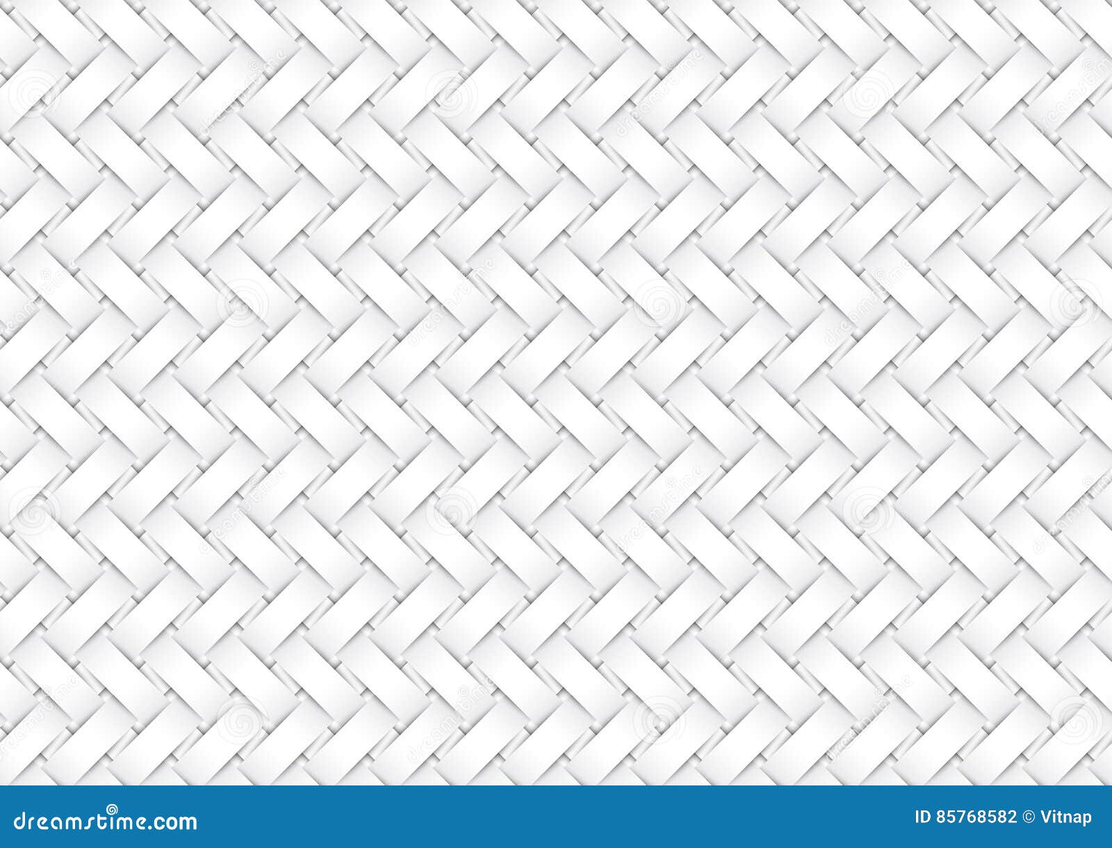 Vector Seamless Pattern of White Interweaving Paper Strips. Stock ...
