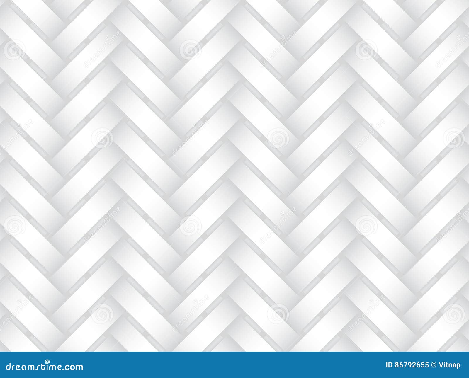 Vector Seamless Pattern of Wicker Bands. White Texture. Stock Vector ...