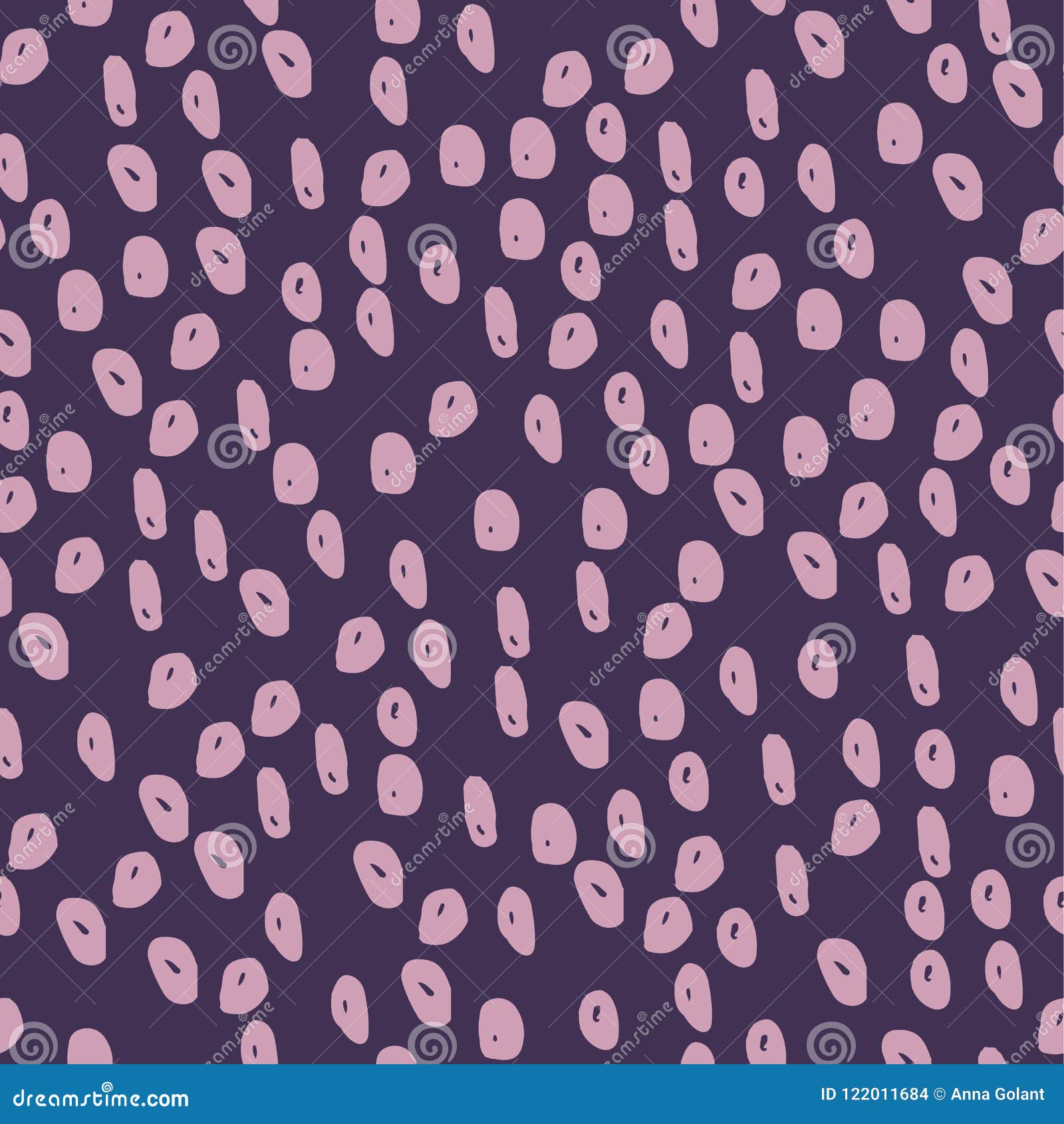 Vector Seamless Pattern Witch Sketch Circle Texture. Irregular, Hand ...