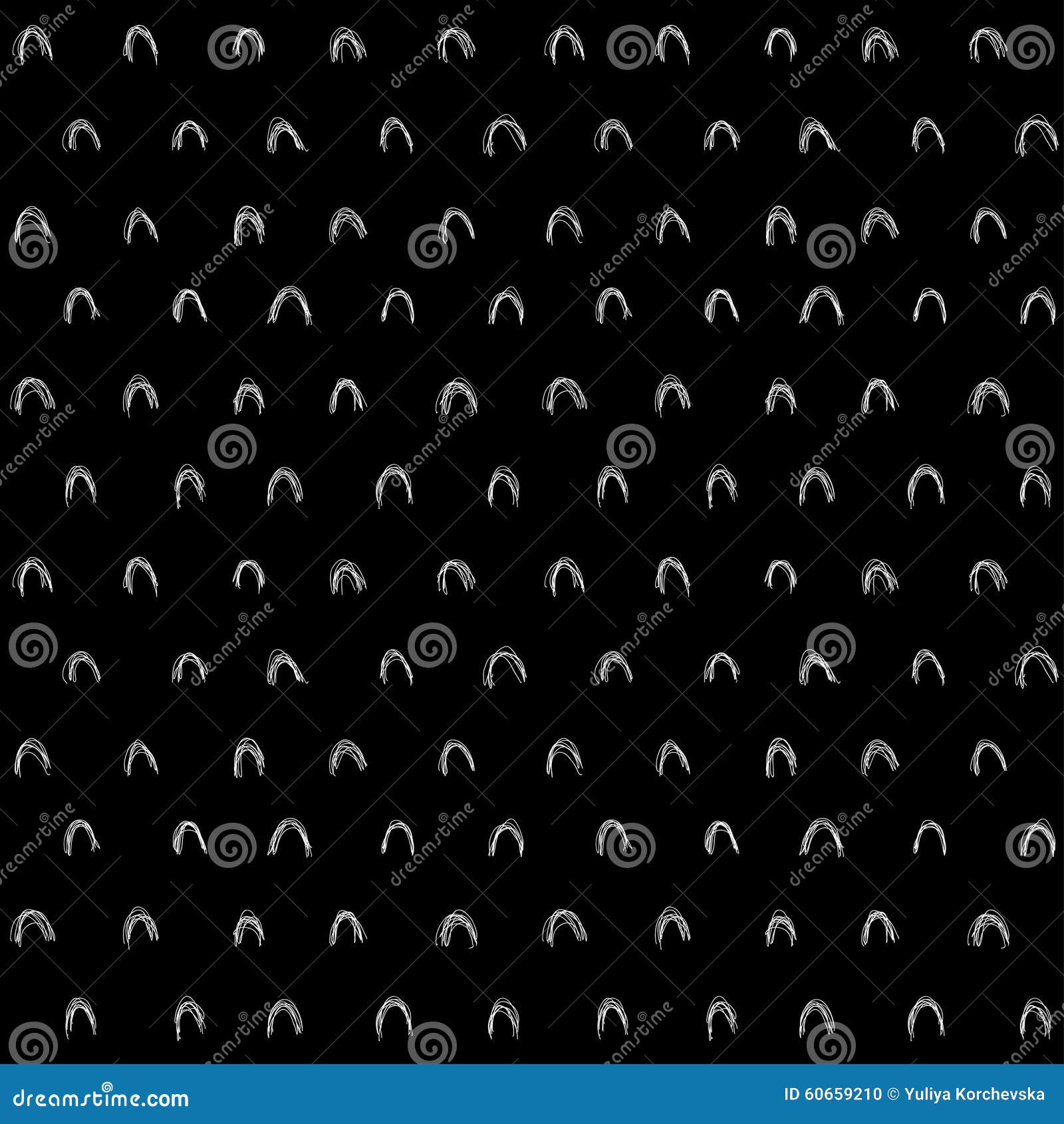 Vector Seamless Pattern Witch Sketch Texture Stock Vector ...