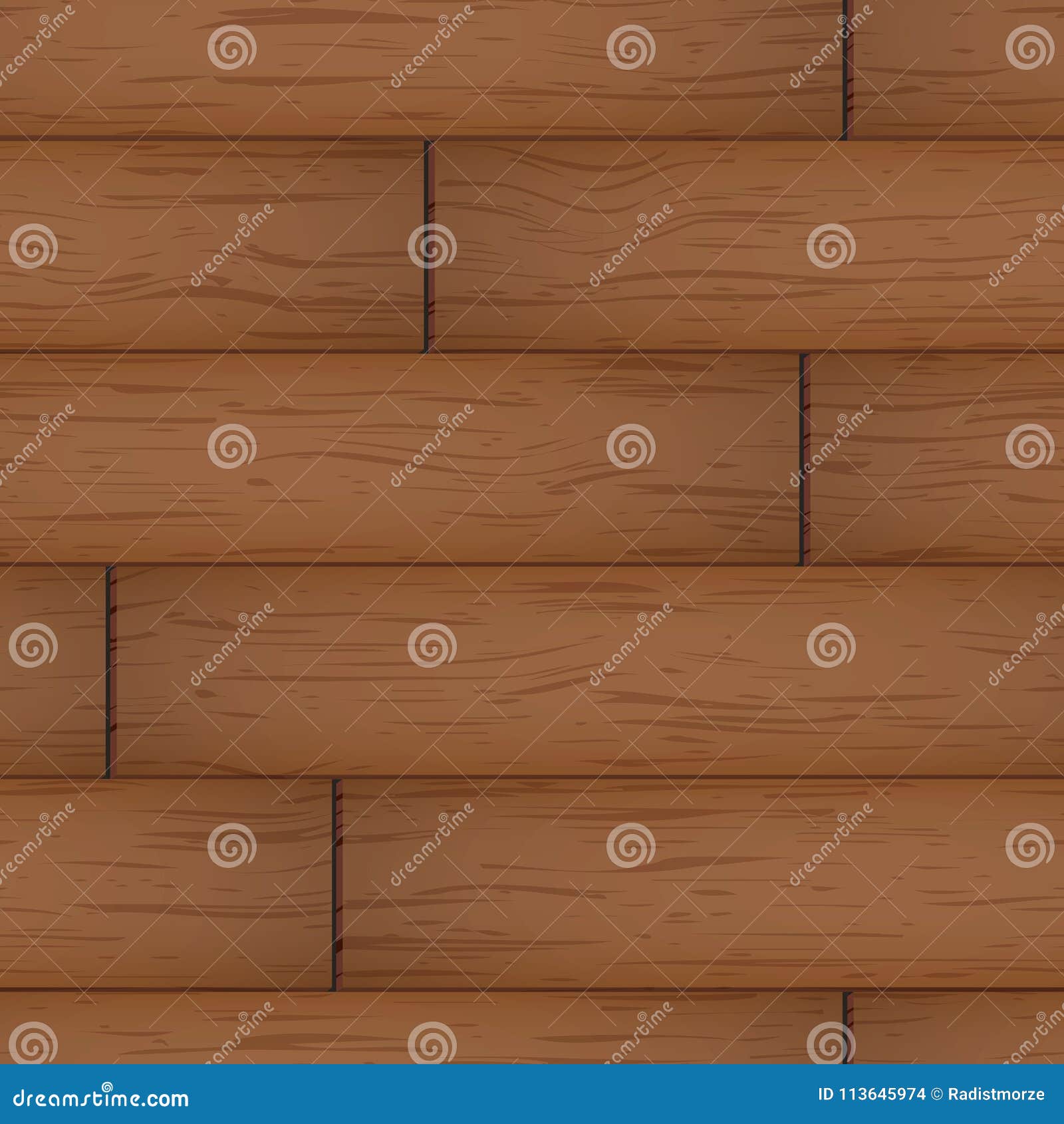 Vector Seamless Pattern of Wooden Planks. Stock Vector - Illustration ...