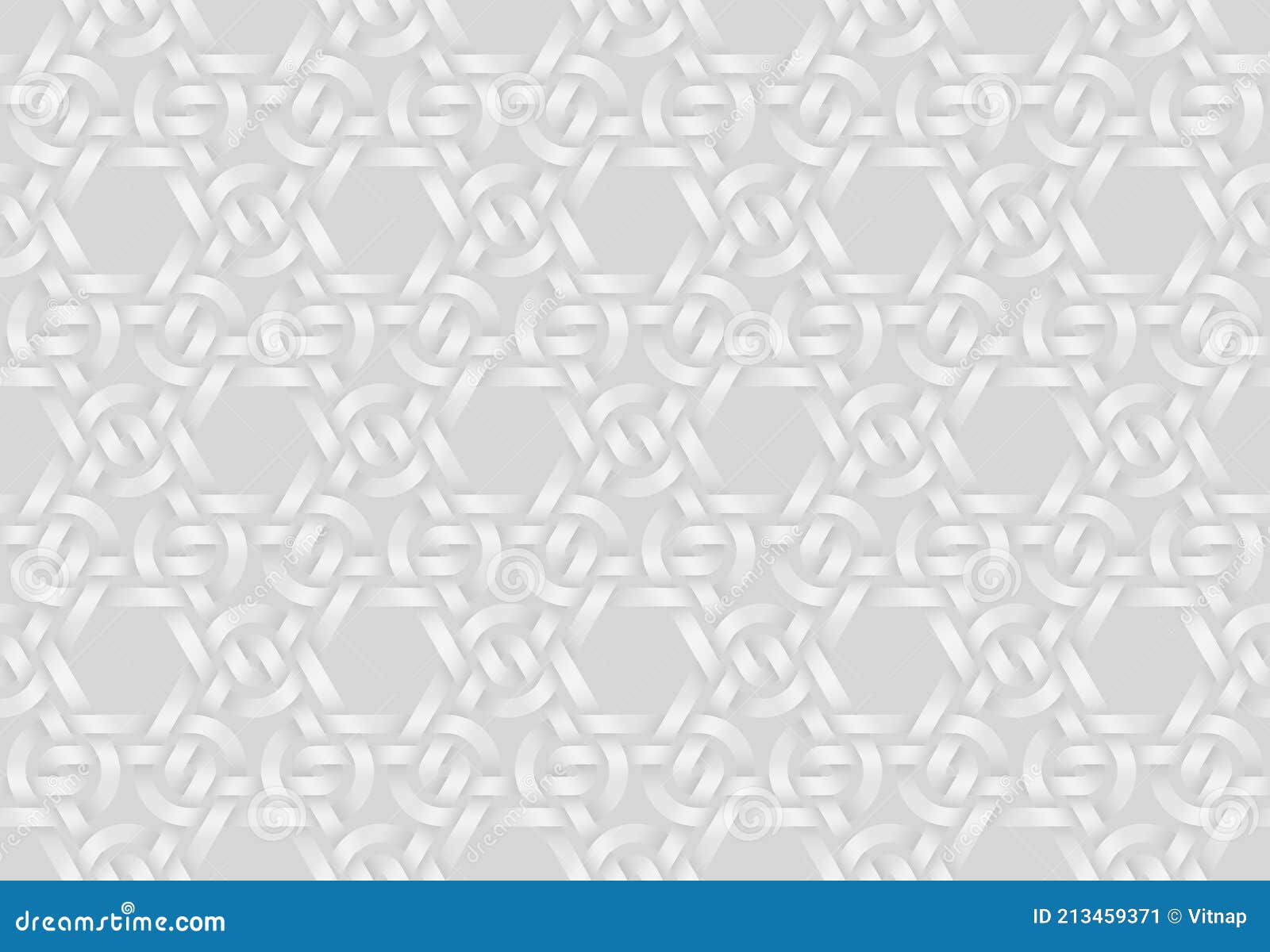 Vector Seamless Pattern of Woven Triangular Shaped Double Bands. White ...