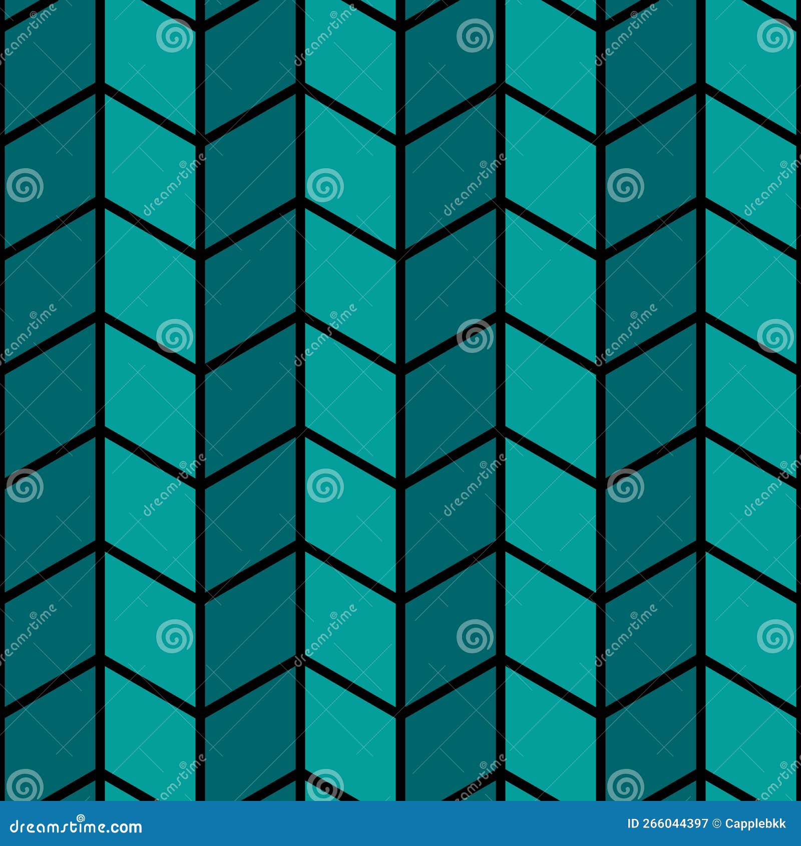 Vector Seamless Pattern Green with Black Line Color Stock Vector ...