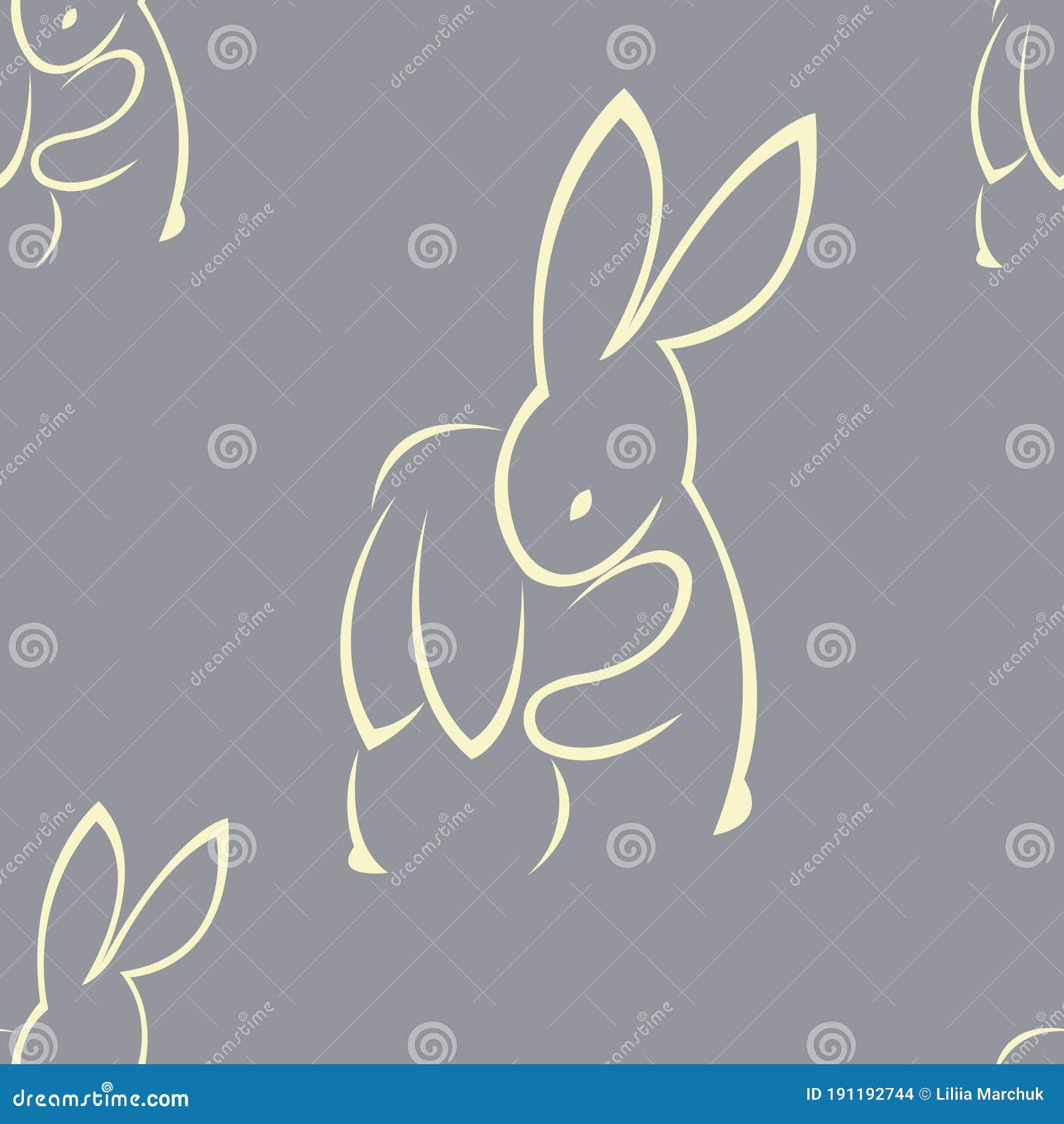 Gray Rabbits Stock Illustrations – 972 Gray Rabbits Stock Illustrations ...
