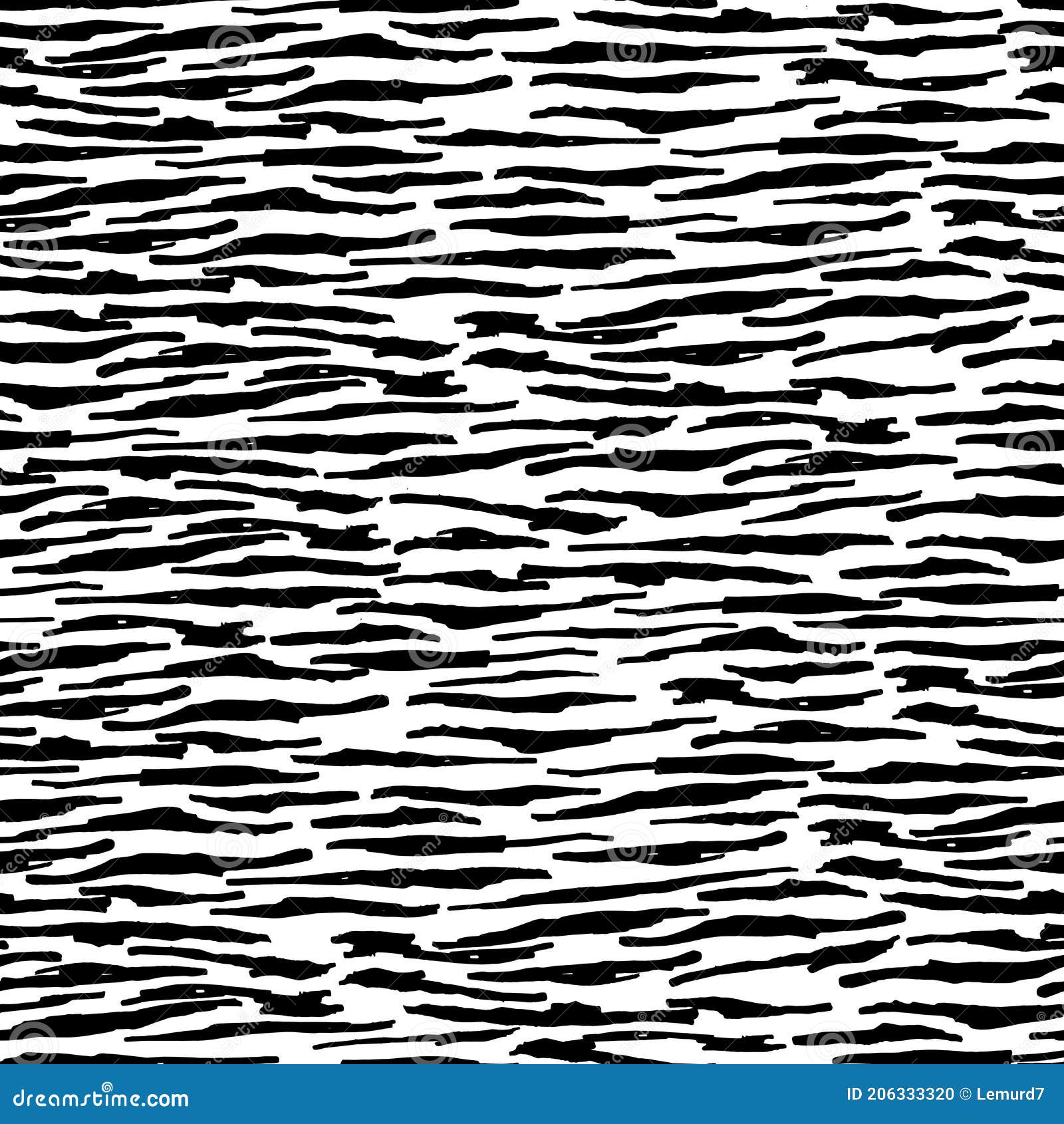 Vector Seamless Pattern of Zebra Spots.Abstract Monochrome Texture in a ...