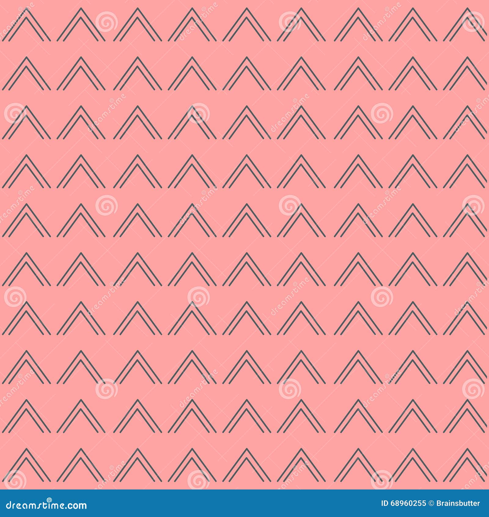 Vector Seamless Pattern with Zigzag on the Pink Background. Ethnic ...