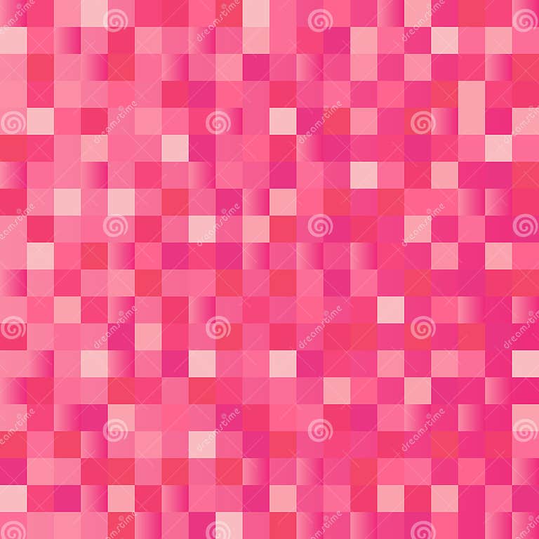 Vector Seamless Pie Pattern in Pink Colors. Stock Illustration ...