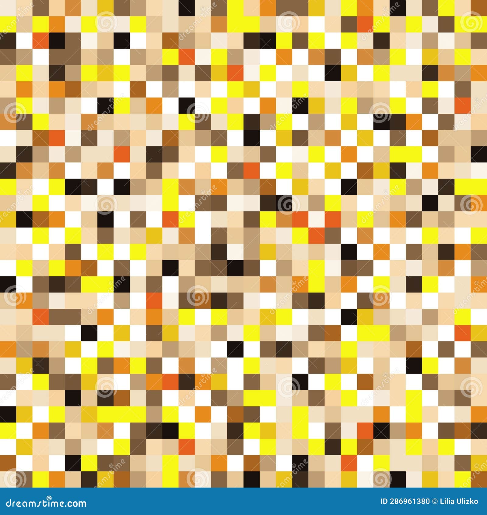 Vector Seamless Pixel Texture, Geometric Pattern. Stock Illustration ...