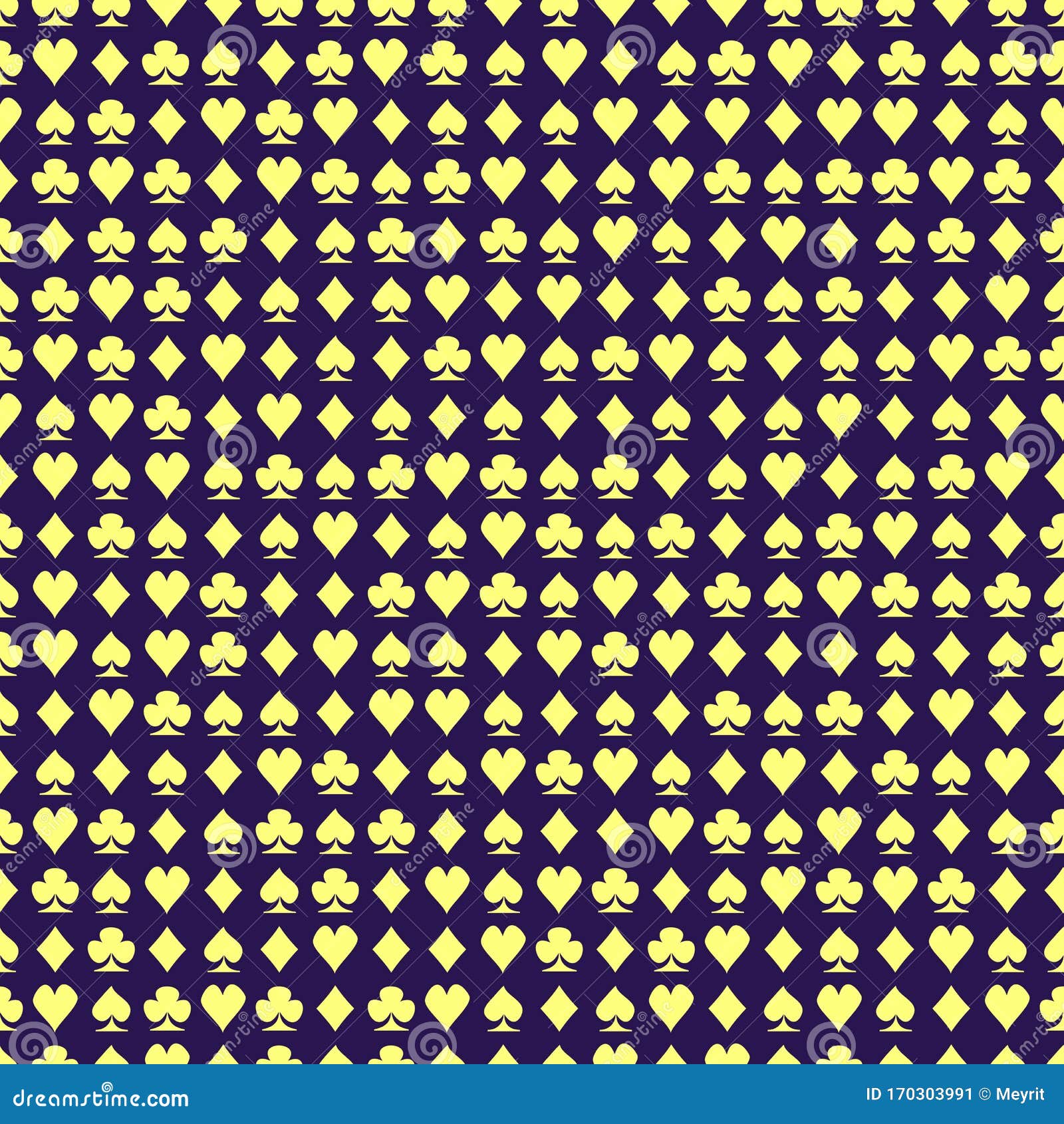 Seamless Playing Card Background Vector Illustration | CartoonDealer ...