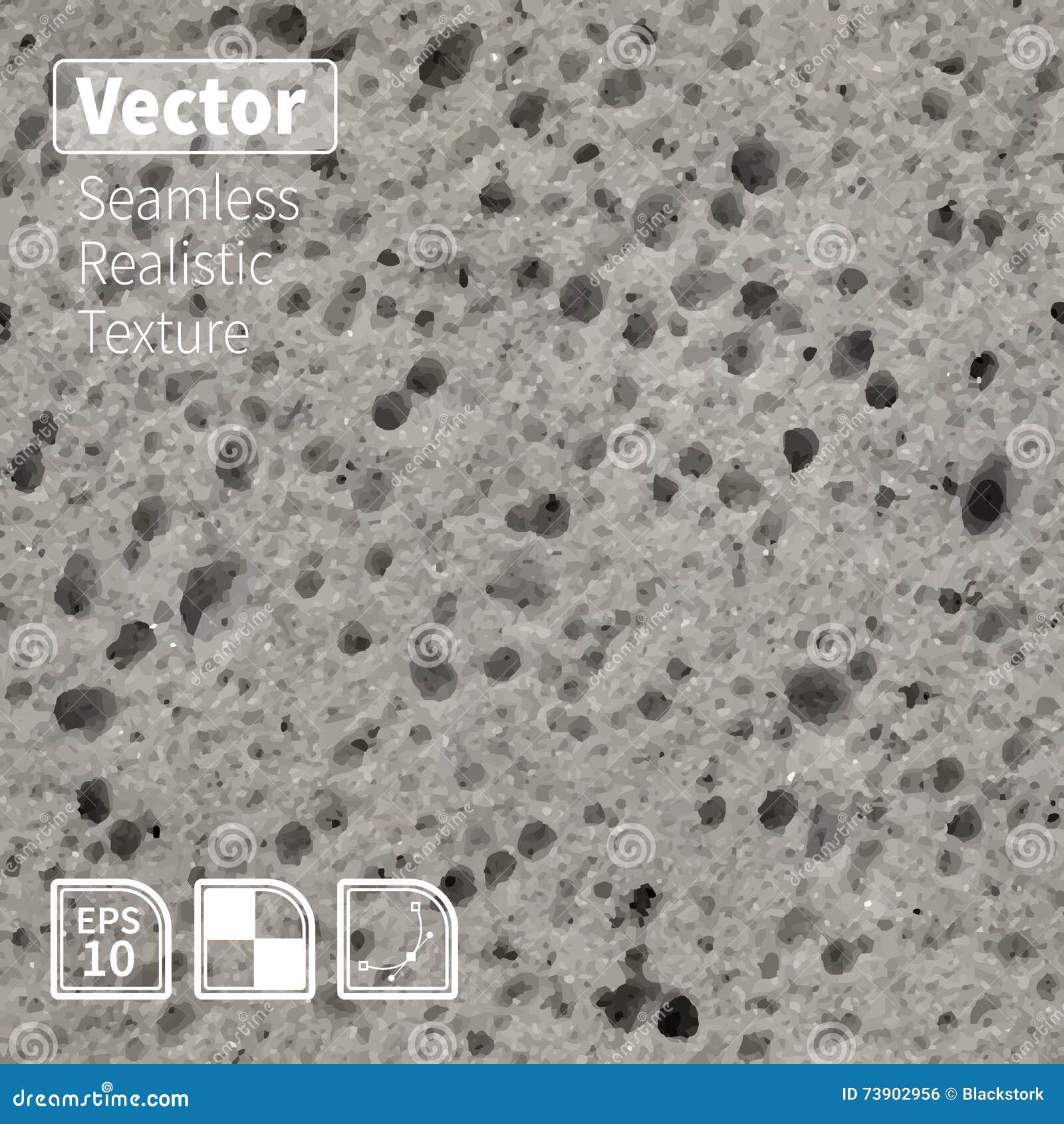 Vector Seamless Porous Grey Sponge Texture | CartoonDealer.com #73902956